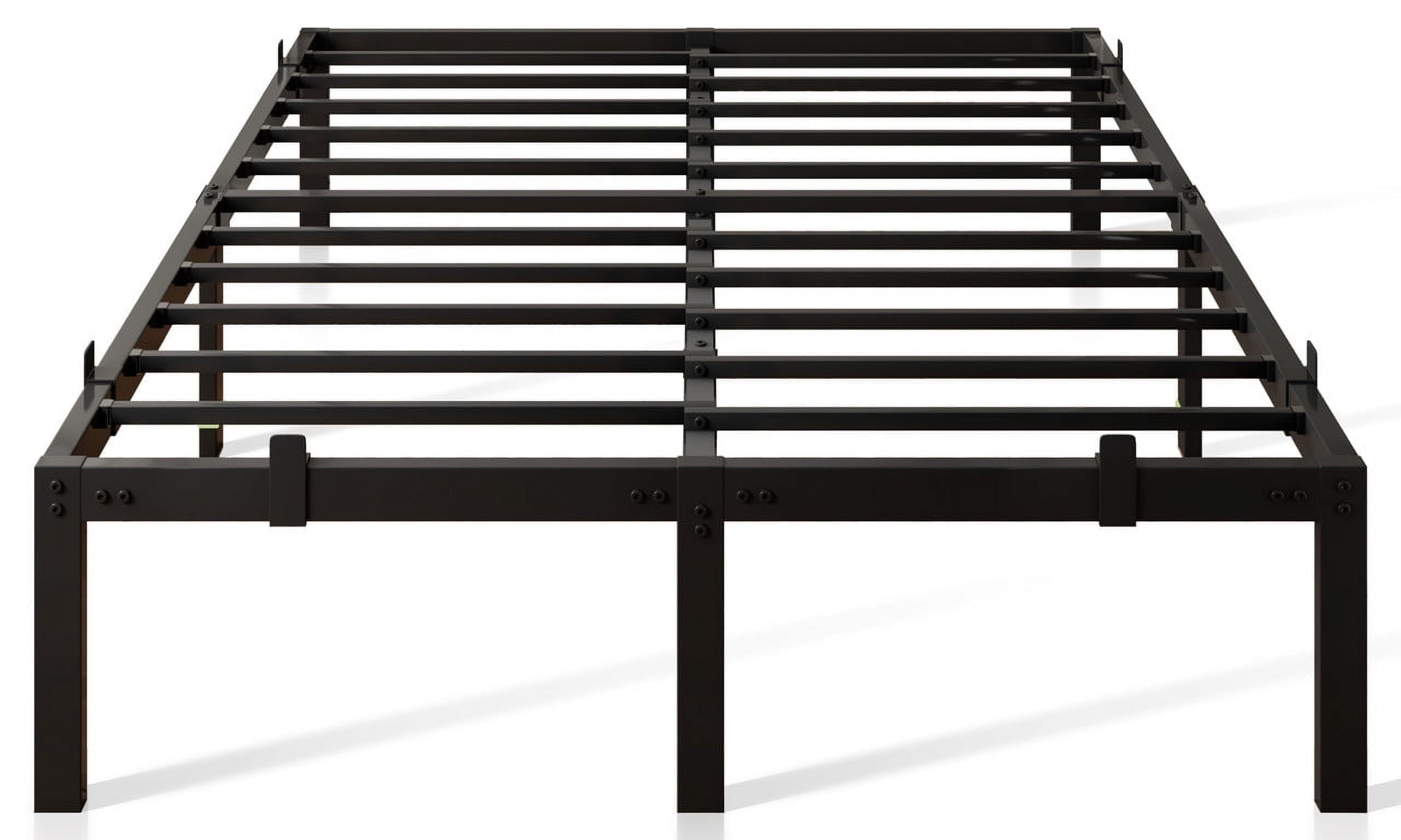 Feonase Queen 14" Heavy Duty Steel Slat Platform Bed Frame with Storage ...