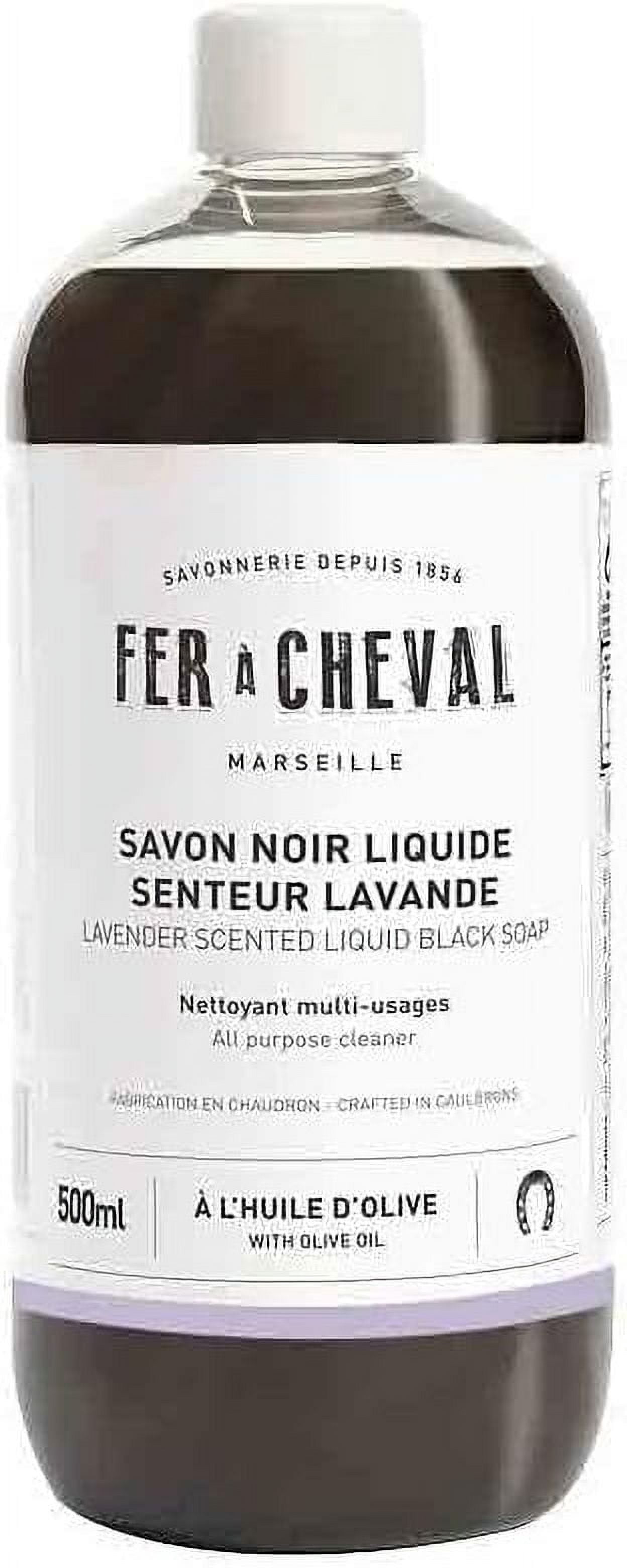 Fer à Cheval All Purpose Cleaner, Liquid Black Soap with Olive Oil ...