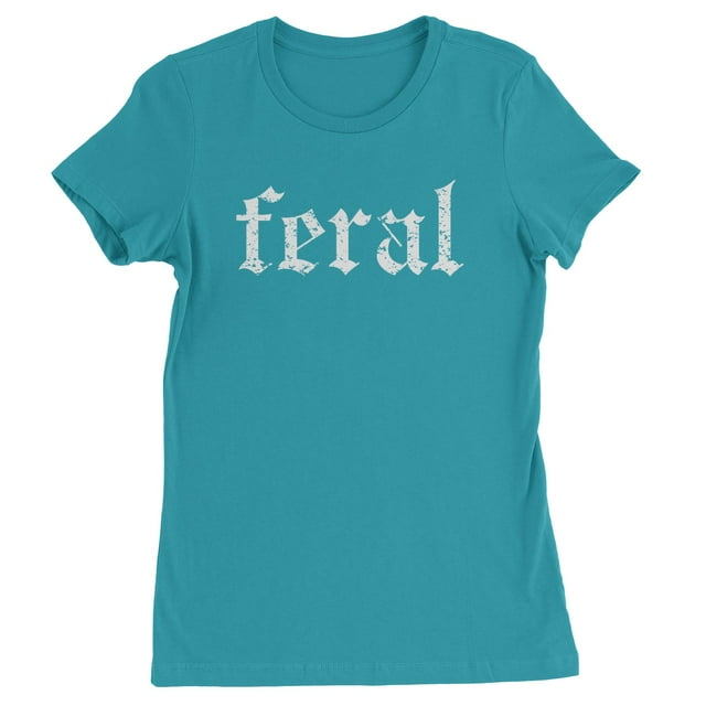 Feral Club Rat Festival Rave EDM Womens T-shirt - Walmart.com
