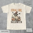 Feral Girl Halloween Shirt, Feral Girl Raccoon Shirt, Cute Raccoon ...