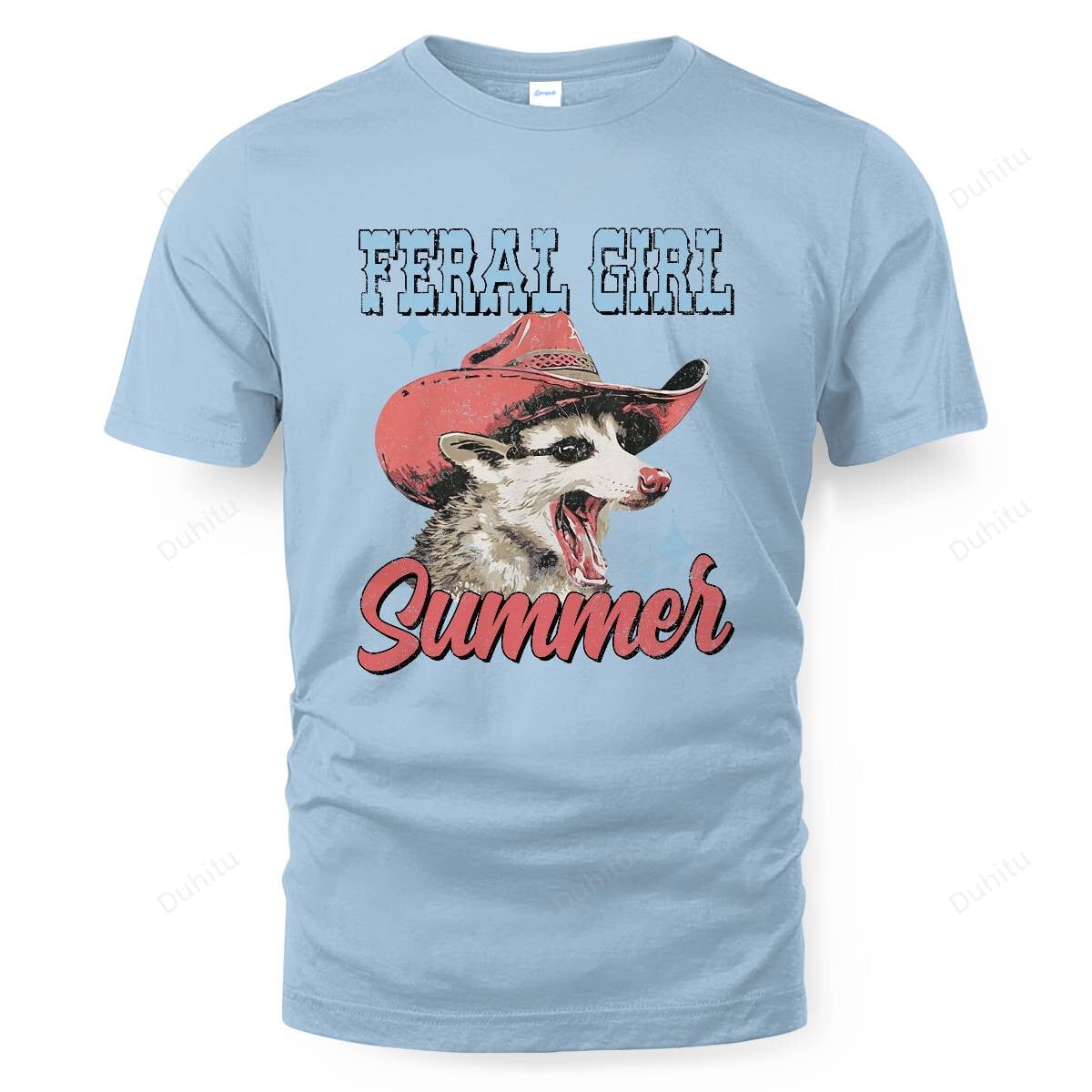 Feral Girl Summer Opossum Funny Vintage Possum Enthusiasts - Walmart.com