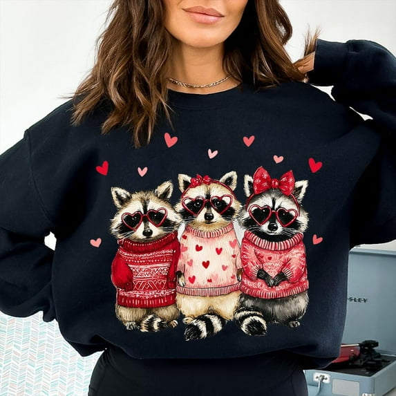 Feral Love Heart Raccoon Design, racoon, Valentine Animal Gift ...