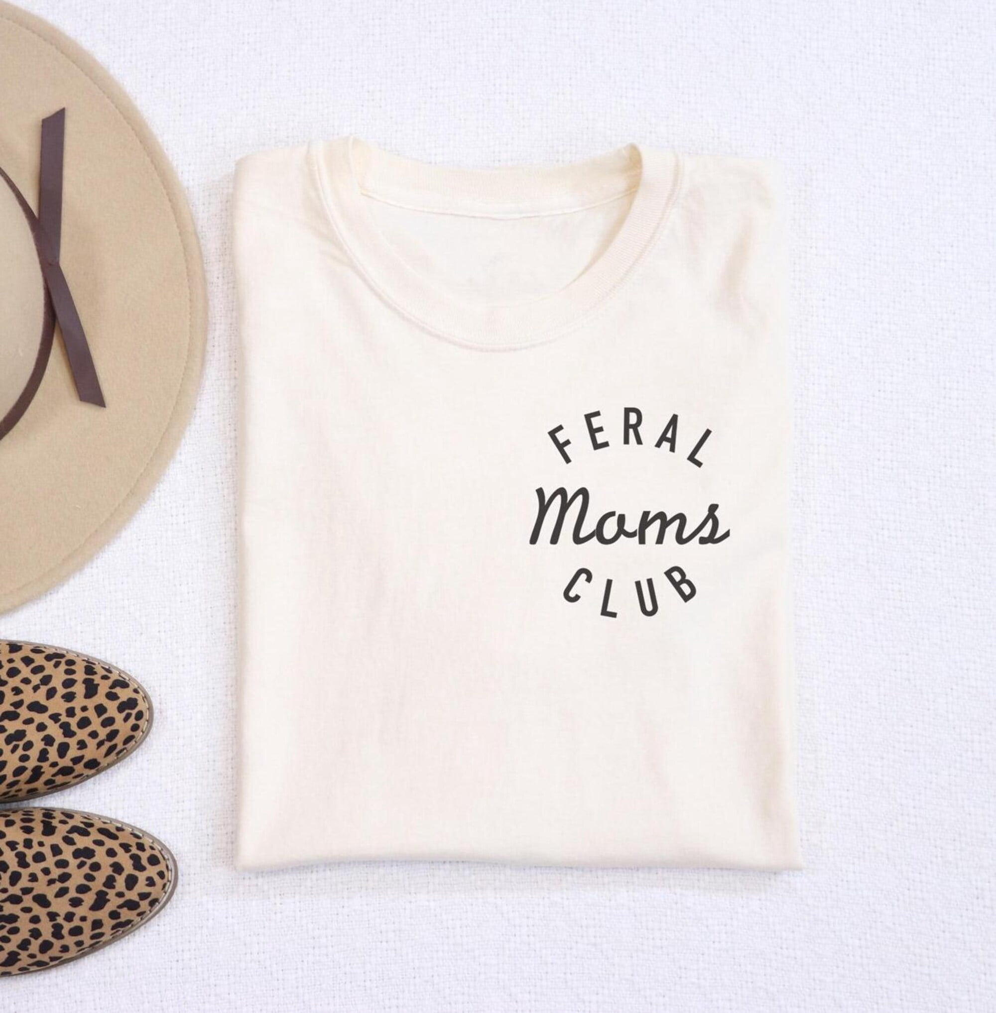 Feral Moms Club TShirt Feral Mom Gift Mothers Day Gift Mom Life Tee ...