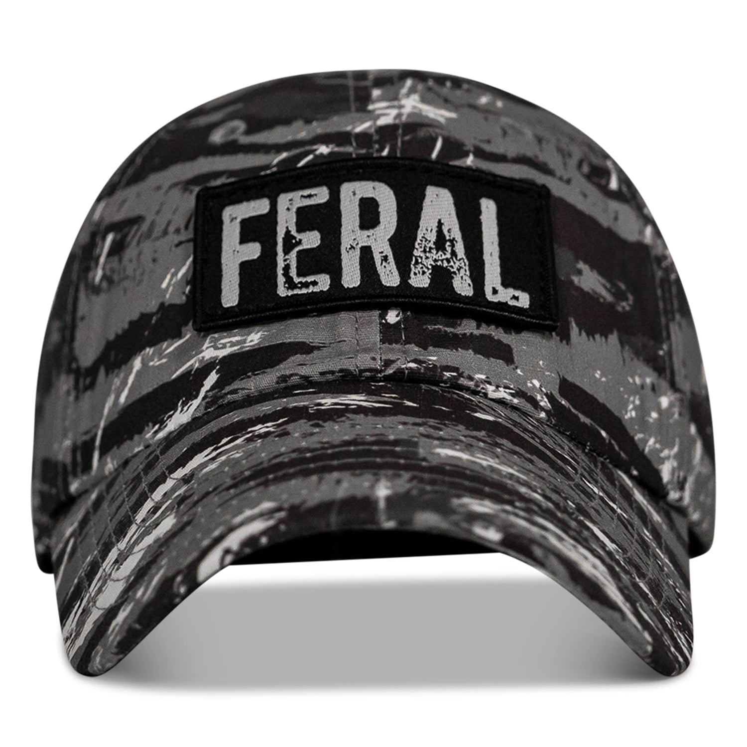 Feral Patch Low Profile Ripstop Hat Midnight Tiger Stripe Camo ...