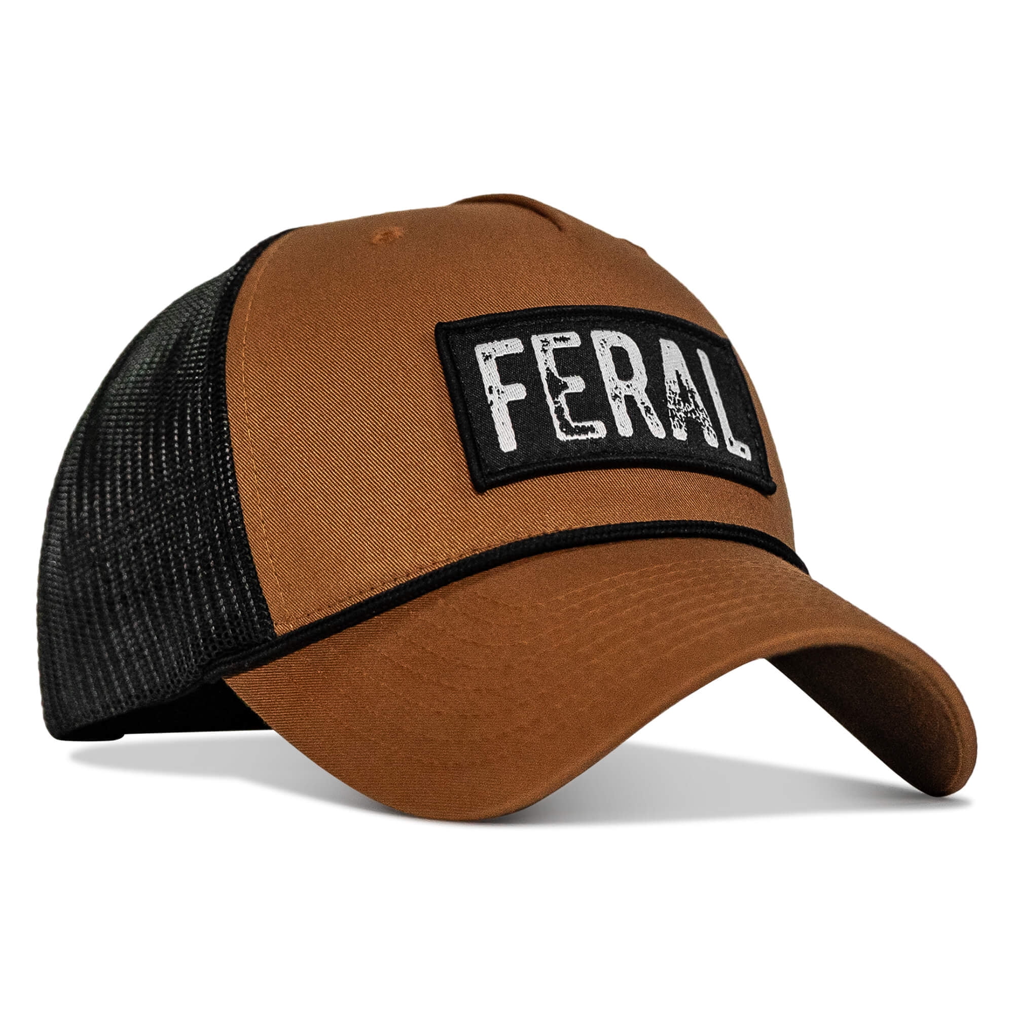 Feral Patch Rope Snapback Hat Caramel - Walmart.com