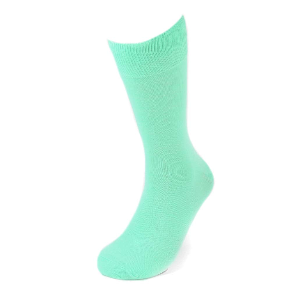 Feraricci Men's Solid Color Polyester Crew Socks, Suitable for Casual ...