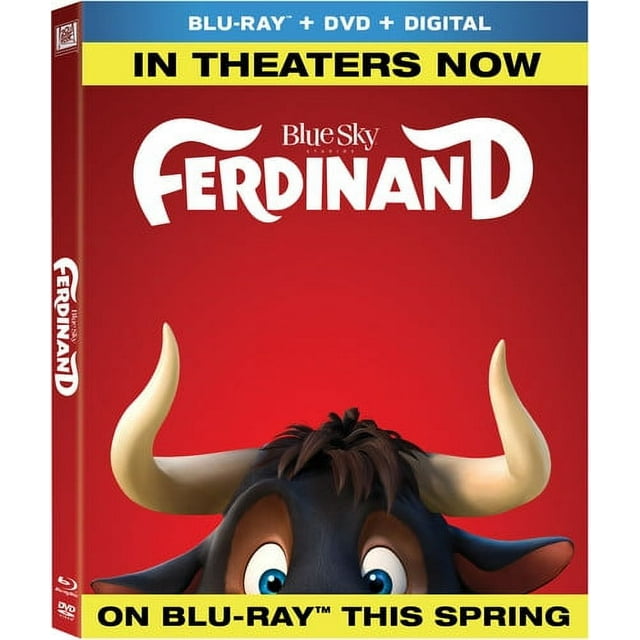 Ferdinand Family Movie for Kids (Blu-ray + DVD + Digital) - Walmart.com