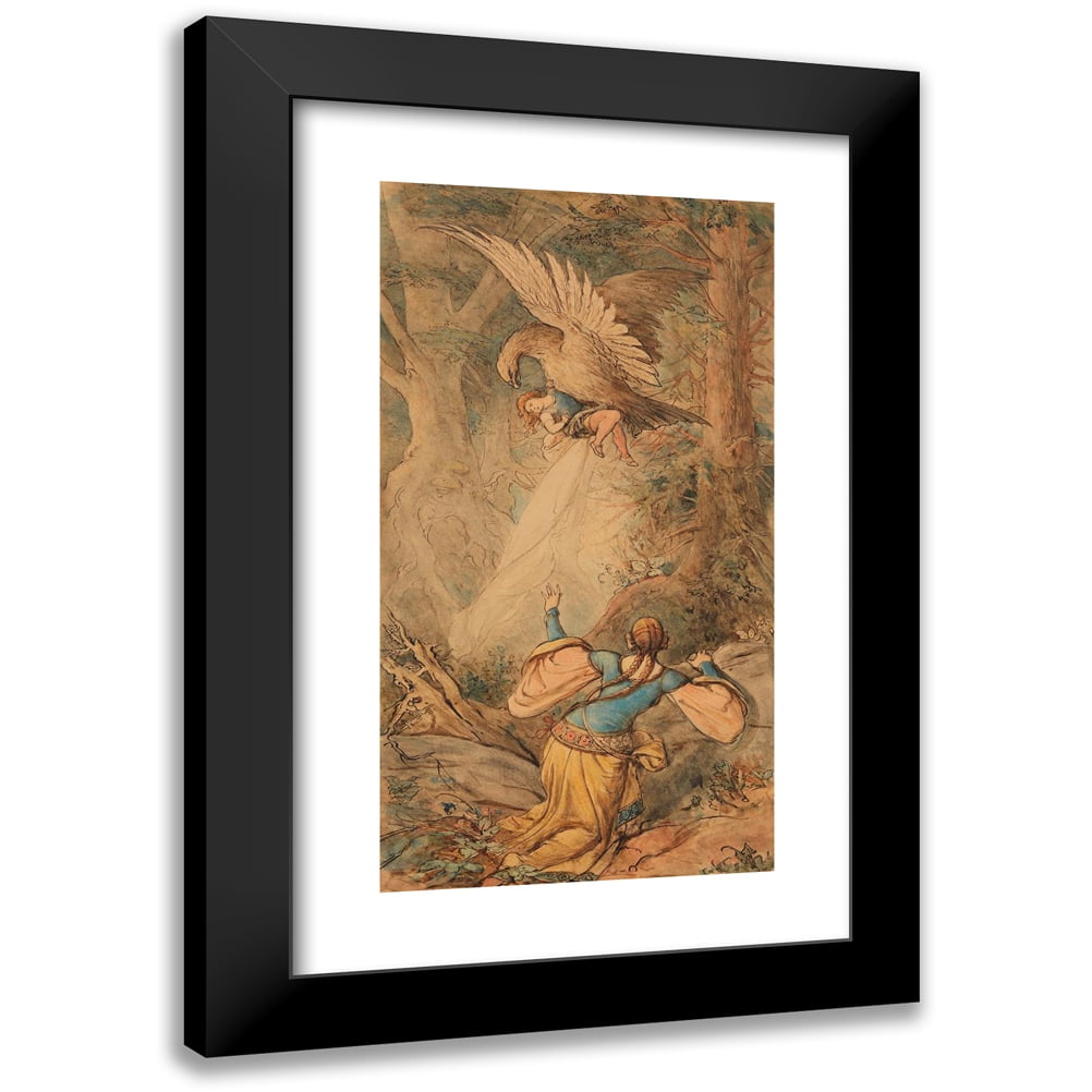 Ferdinand Fellner 9x14 Black Modern Framed Museum Art Print Titled ...