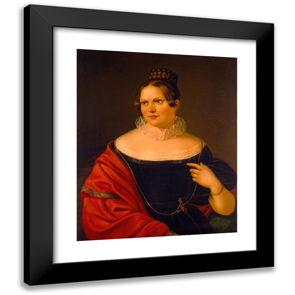 Ferdinand Flor 12x14 Black Modern Framed Museum Art Print Titled ...