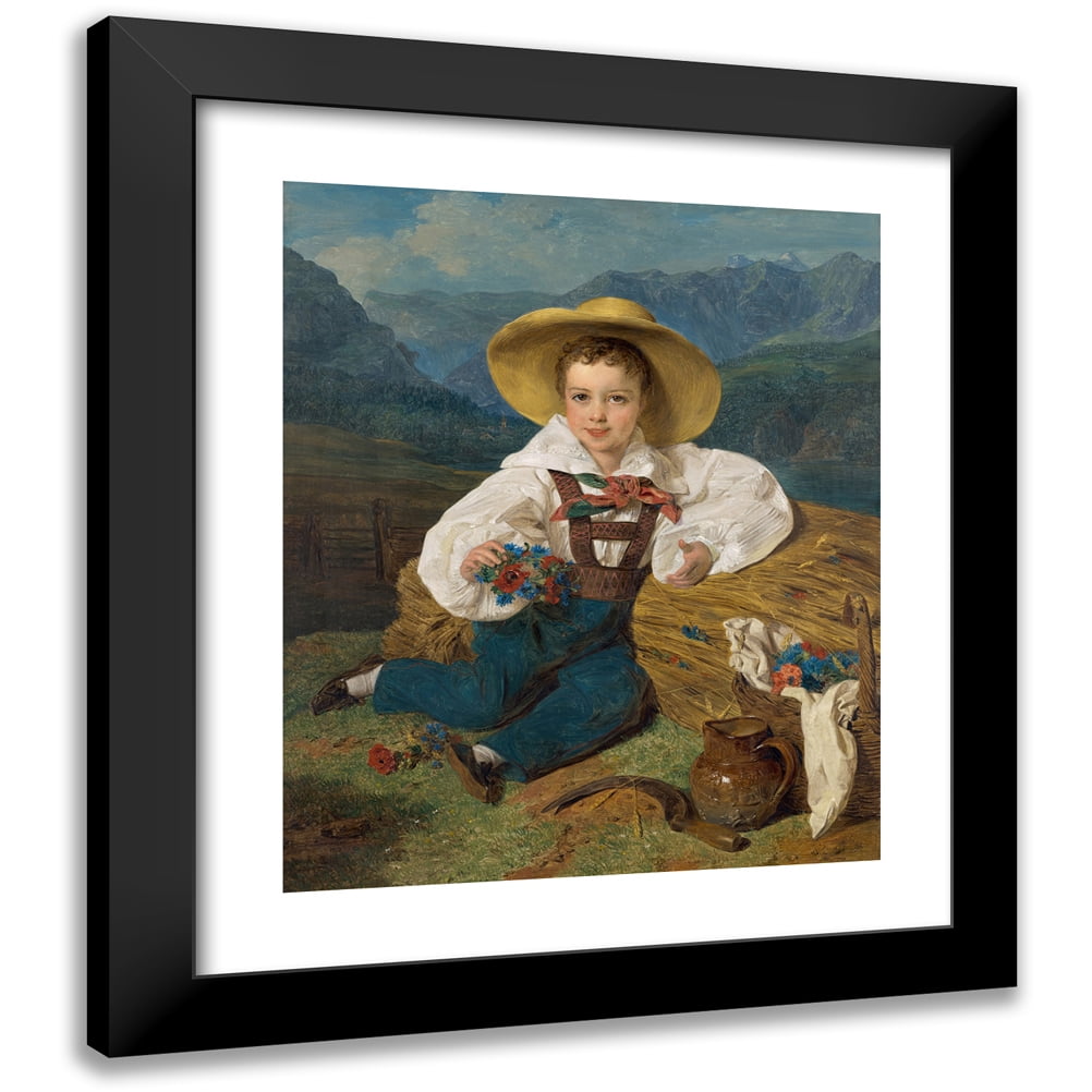 Ferdinand Georg Waldmüller 12x14 Black Modern Framed Museum Art Print ...