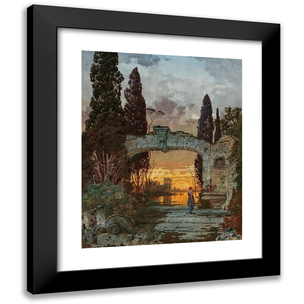 Ferdinand Knab 20x24 Black Modern Framed Museum Art Print Titled - An ...