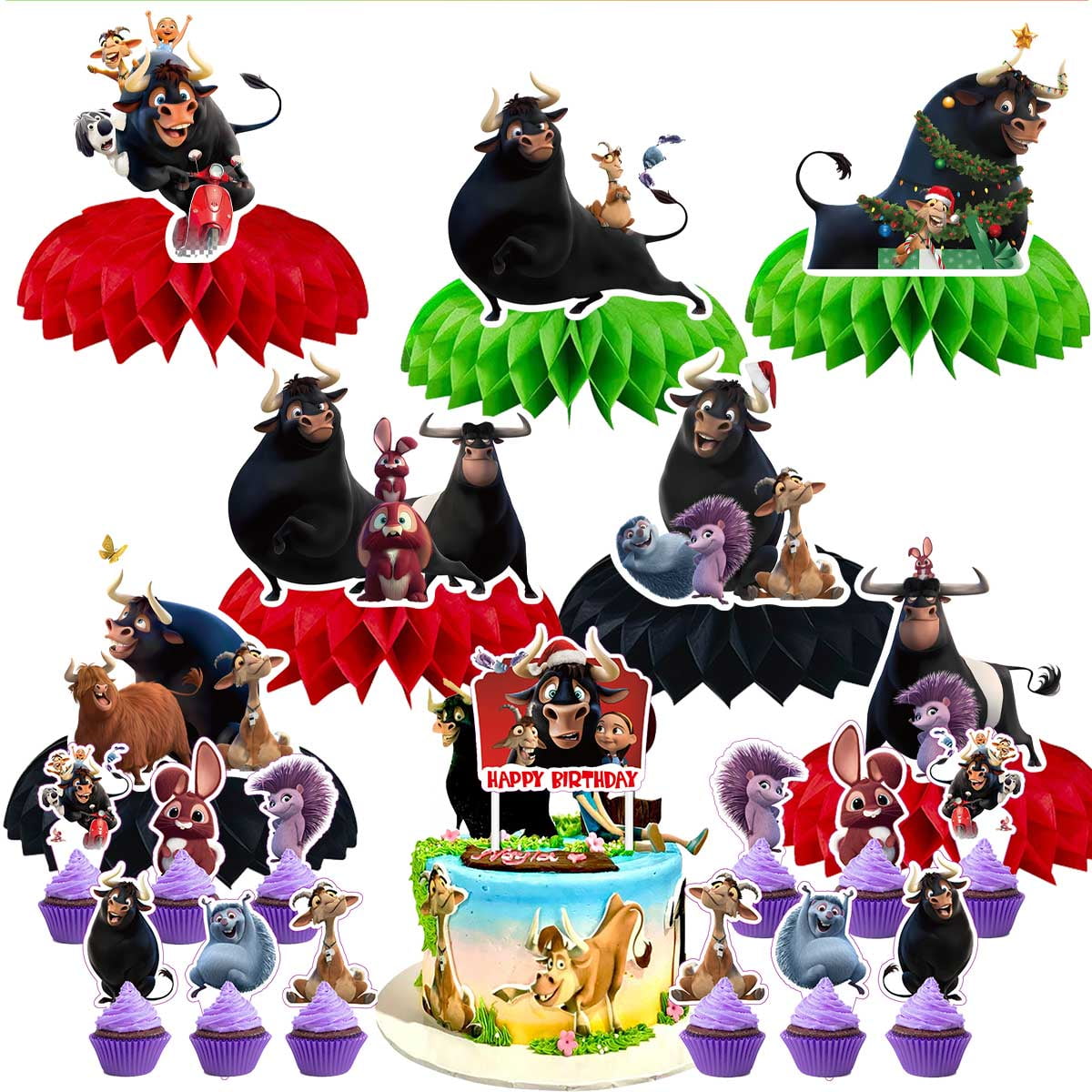 Ferdinand Party Decor Supplies Honeycomb Centerpieces Table Toppers ...