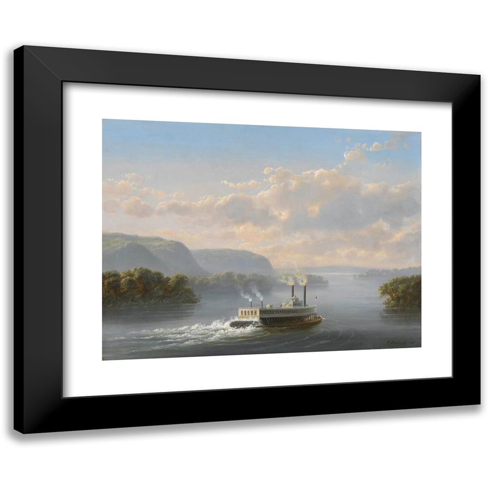 Ferdinand Richardt 14x12 Black Modern Framed Museum Art Print Titled ...