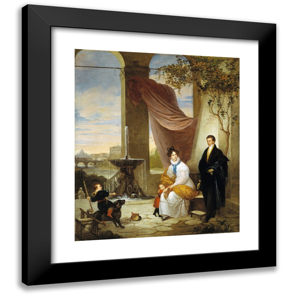 Ferdinando Cavalleri 12x14 Black Modern Framed Museum Art Print Titled ...