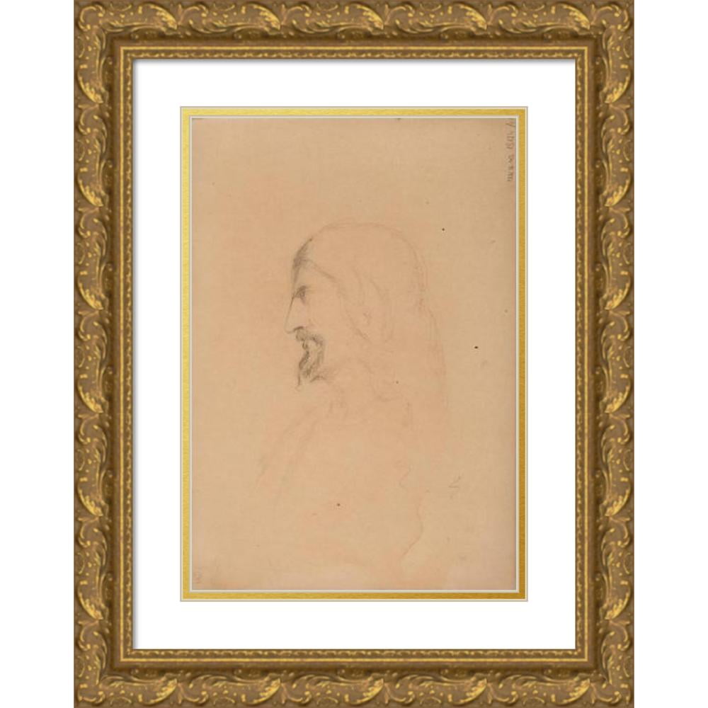 Ferdynand Bryll 18x24 Gold Ornate Framed and Double Matted Museum Art ...