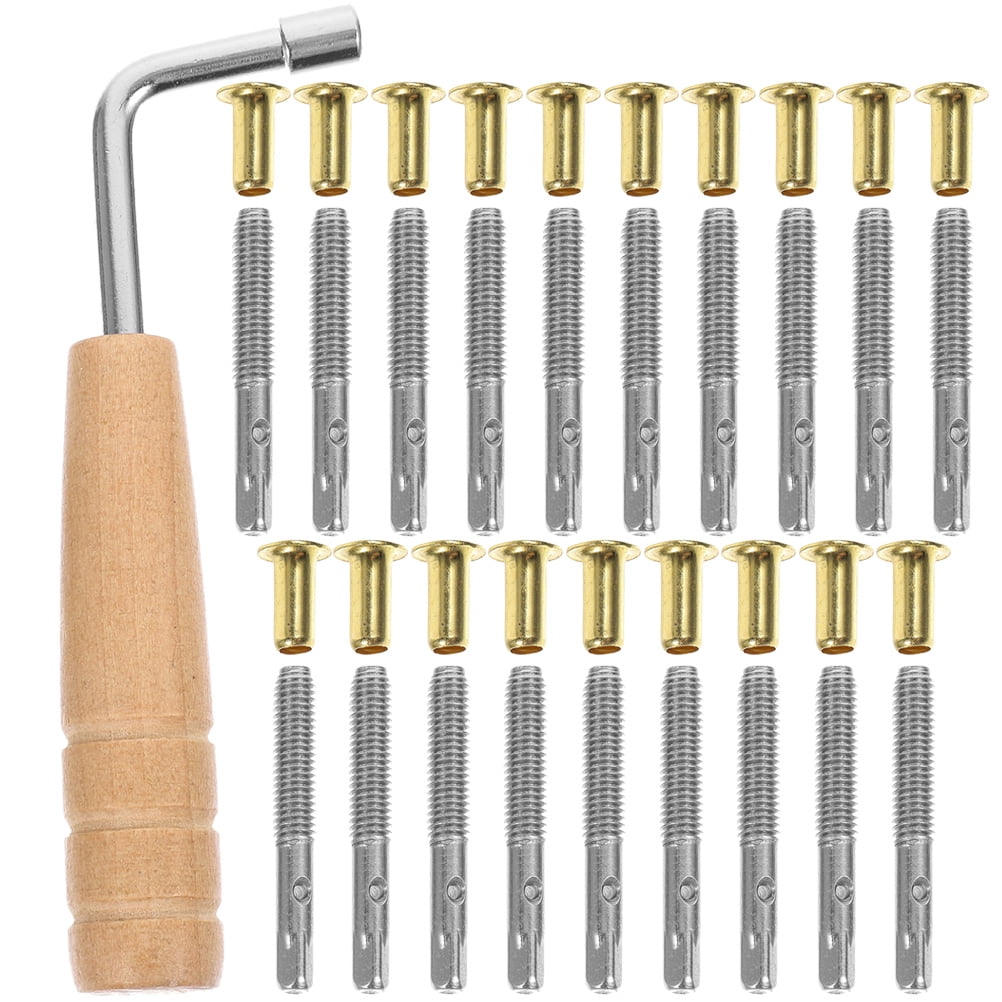 Ferencaa 1 Set Lyre Harp Set Harp Tuning Pin Harp Tuning Wrench Harp ...