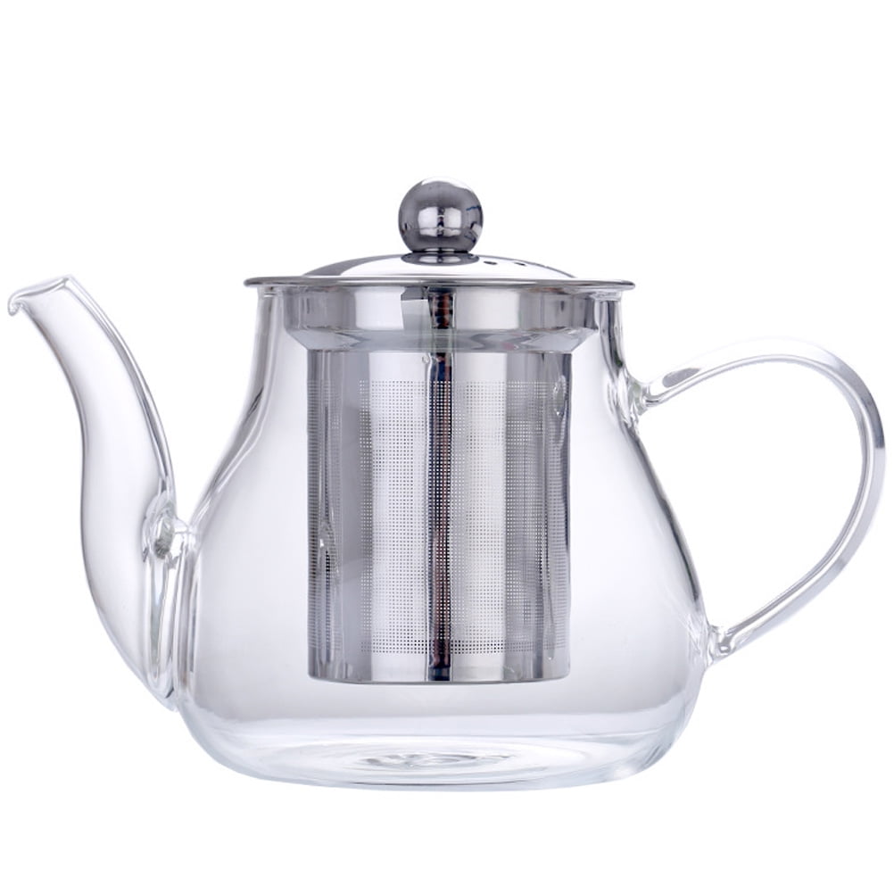 Ferencaa 1 Set of Glass Tea Pot Handheld Tea Kettle Home Teapot Glass ...