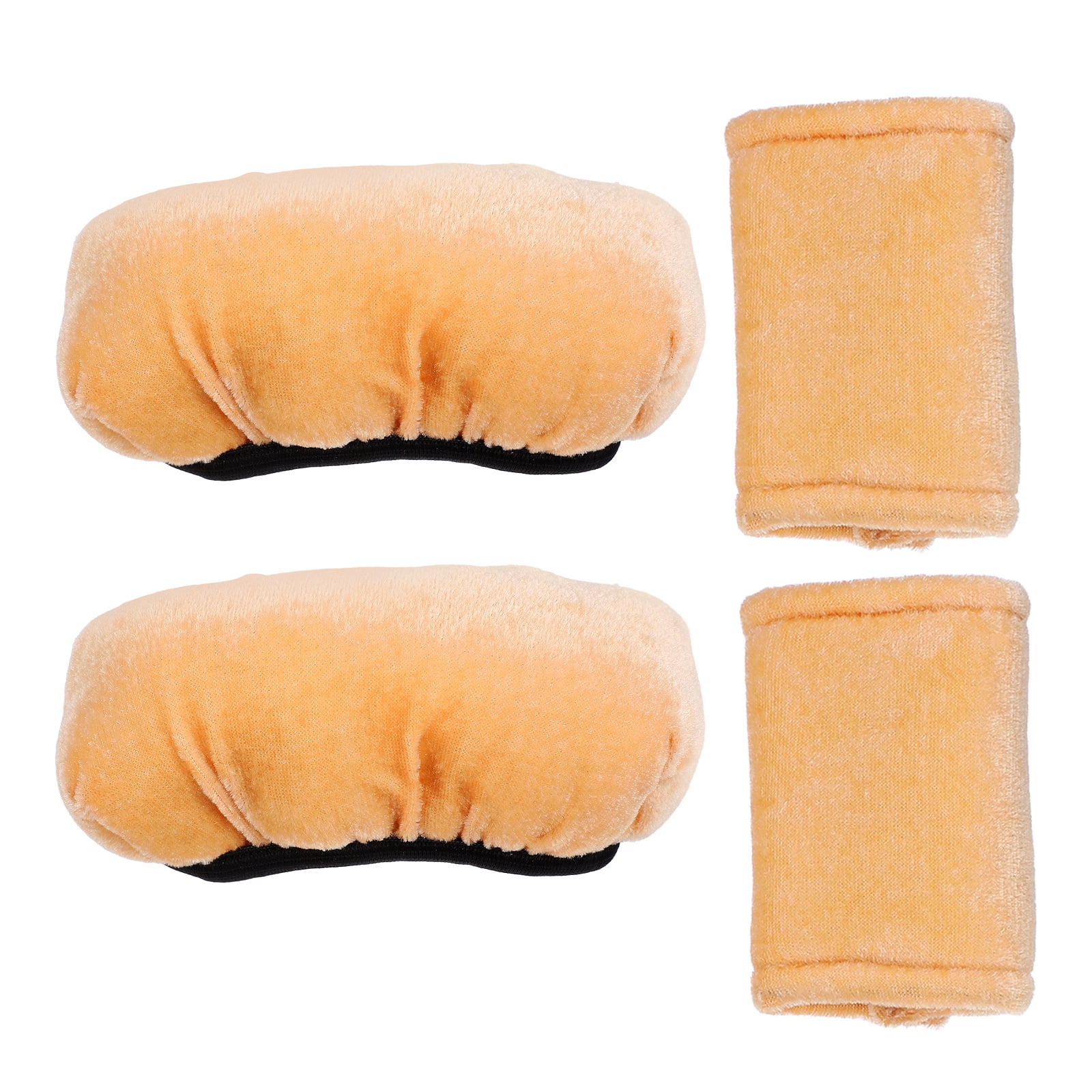 Masteelf Light Brown Crutch Handle Cover with AntiSlip Flannel and ...