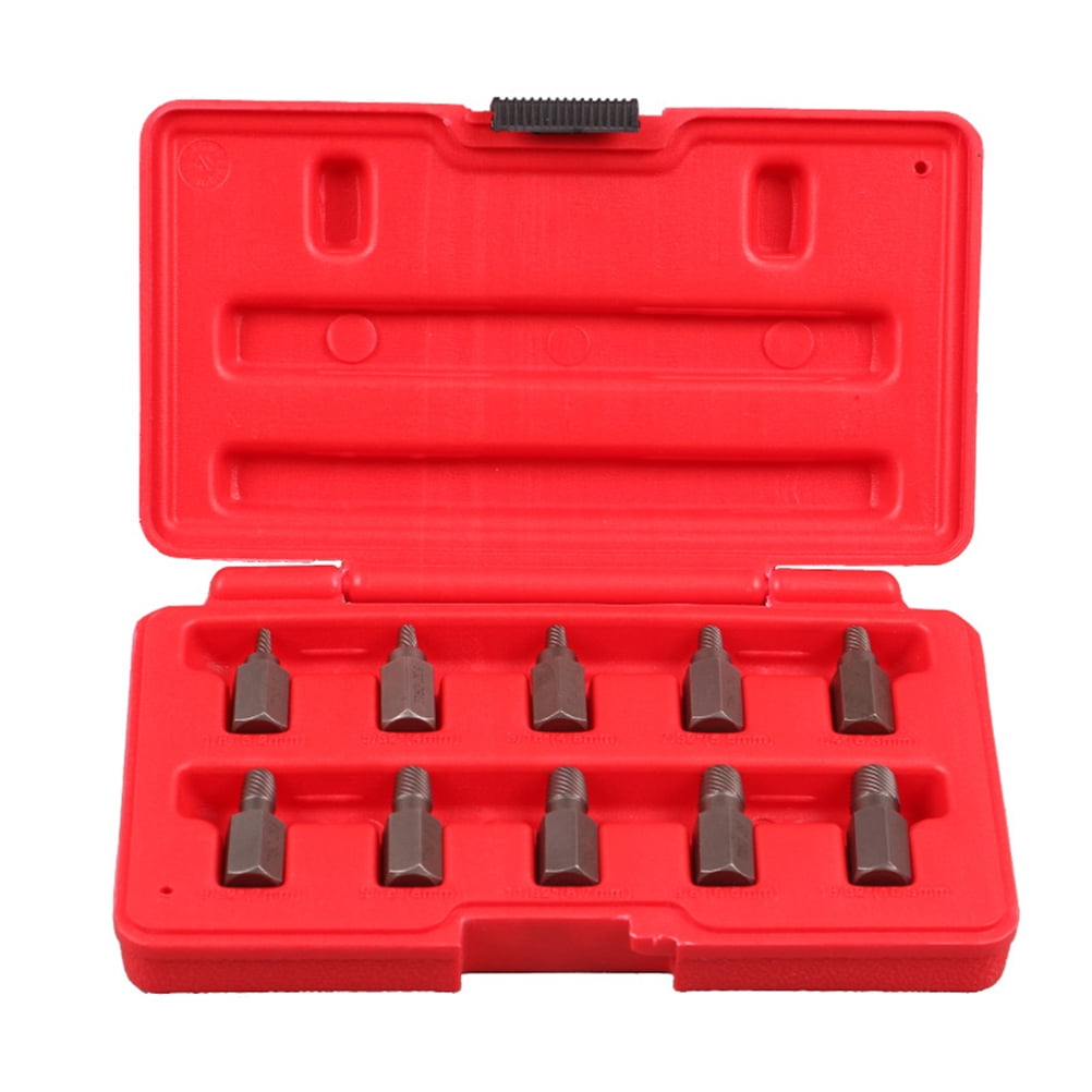 Ferencaa 10pcs Side Damaged Screw Extractor Drill Bit Out Remover Bolt ...