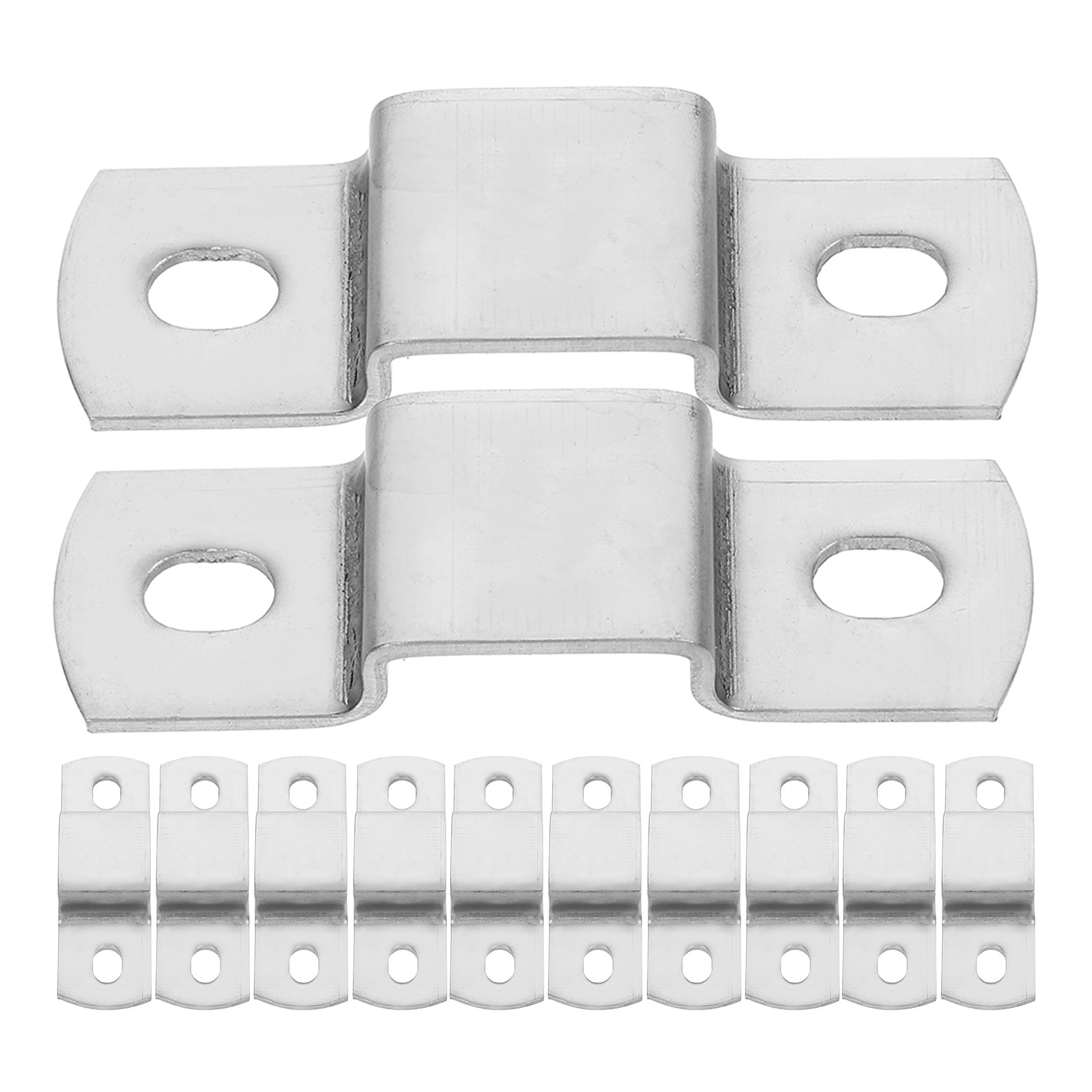 Ferencaa 12pcs Pipe Clamp Square Tube Clamp Bracket Tube Mount Clip ...