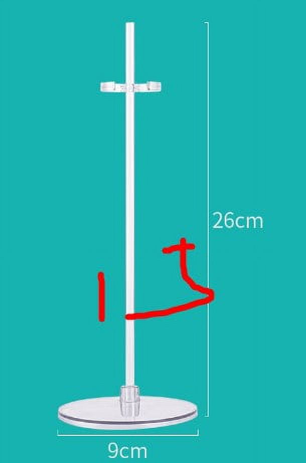 Ferencaa 15pcs Dolls Stand Clear Dolls Holder Figure Display Holder ...