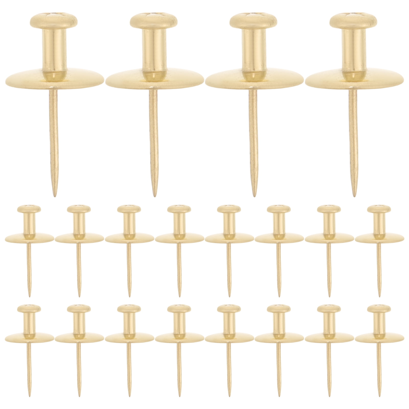 Ferencaa 20pcs Picture Hanging Push Pins Wall Picture Nails Metal ...
