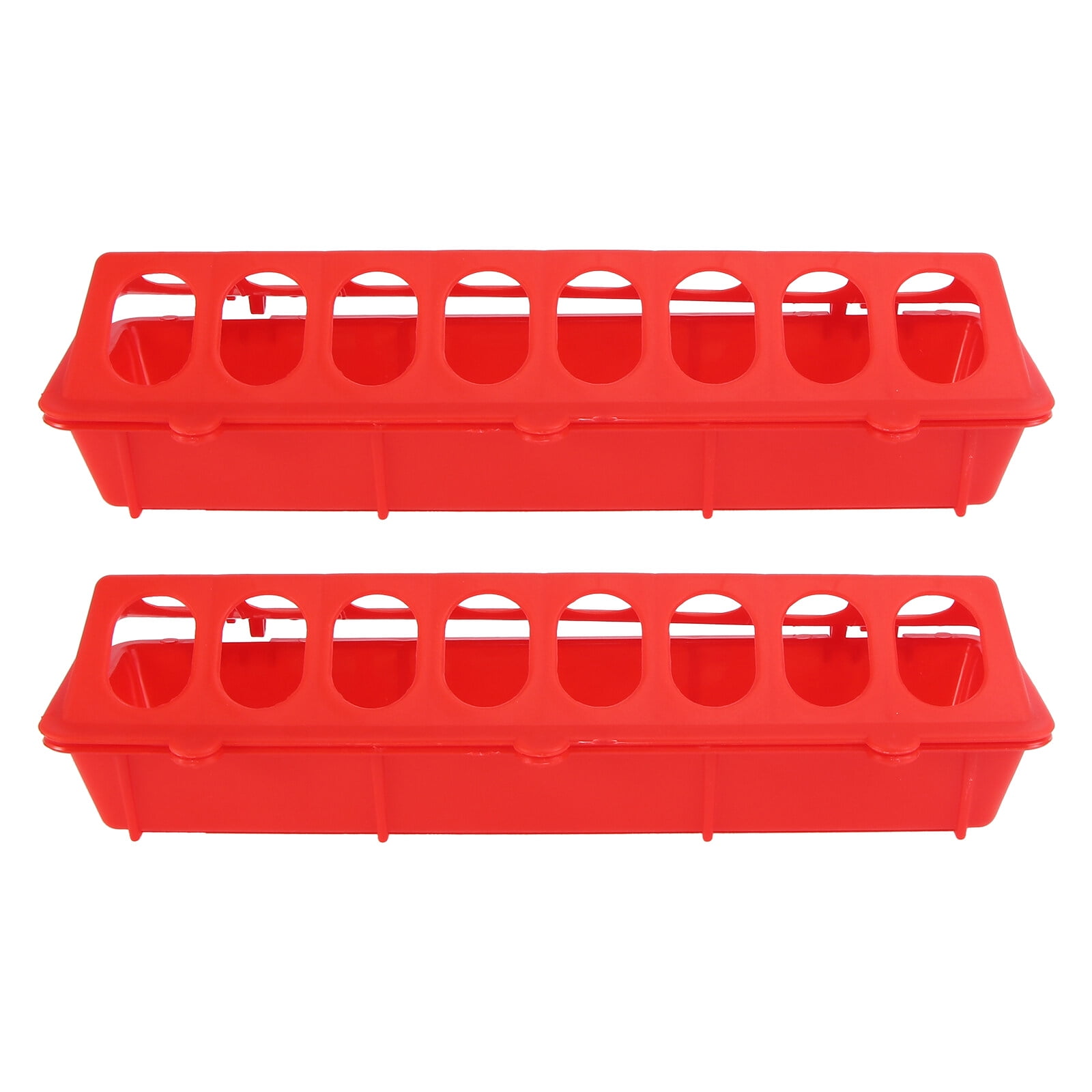 Ferencaa 2PCS Pigeon Long Food Trough Pigeon Cage Food Trough Anti ...