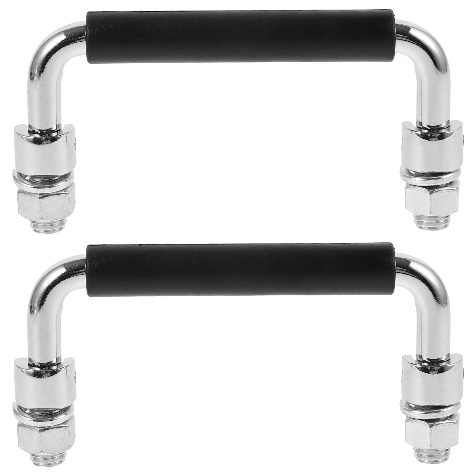 Ferencaa 2pcs Handles Heavy Duty Pull Handle Iron Chrome Plated Chest ...