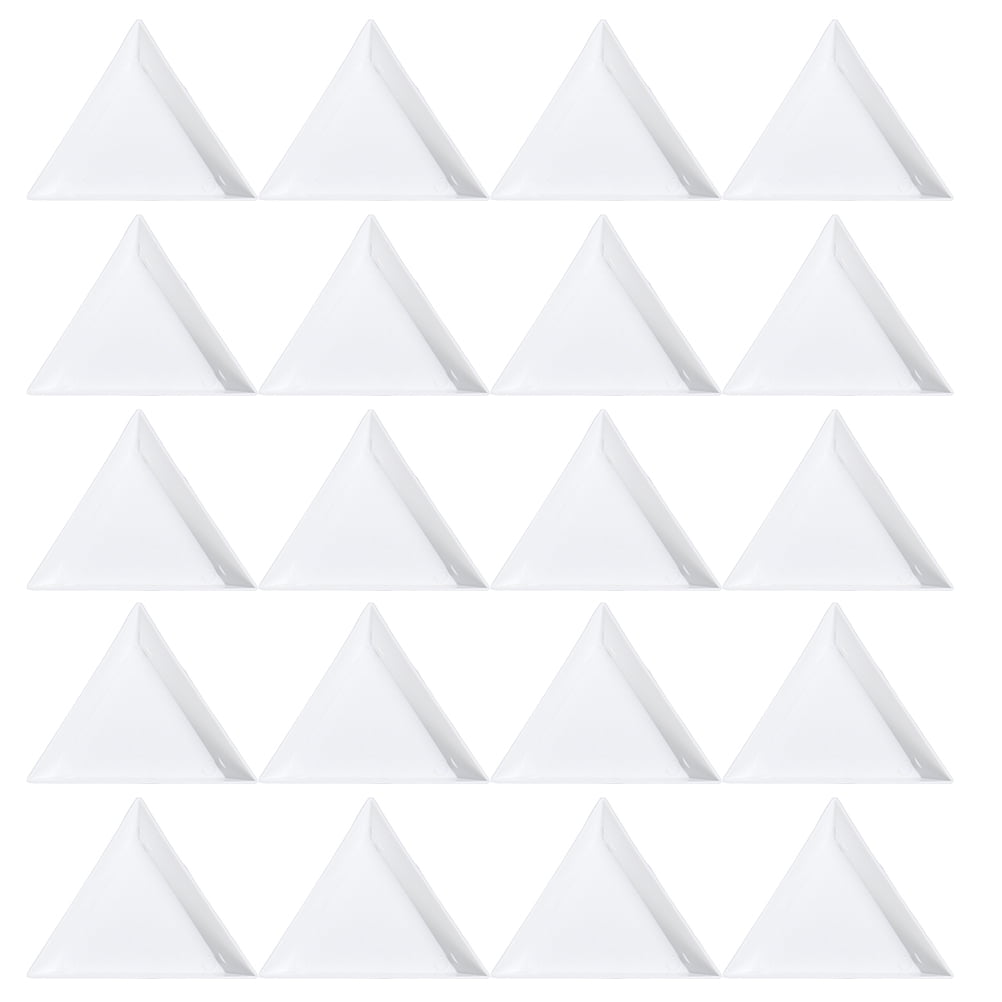 KALLORY Bead Sorting Triangle Bead Sorting Tray 50Pcs 2.87X2.48X0.39in ...