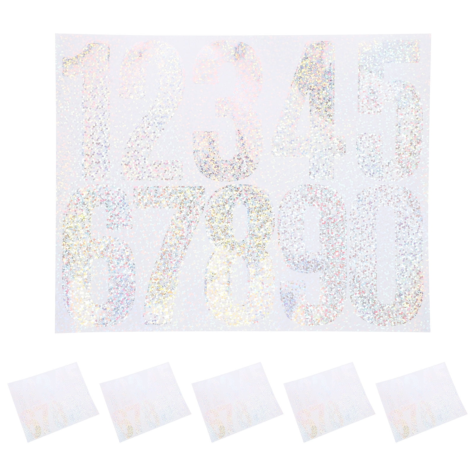 Ferencaa 6 Sheets of Number Stickers Self Adhesive Numbers Stickers for ...
