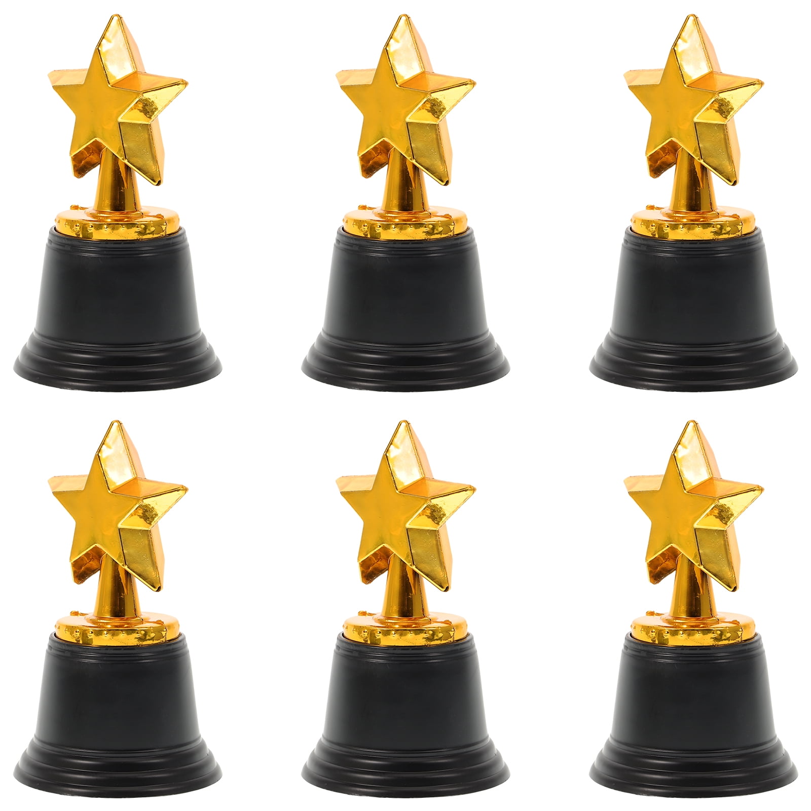 Ferencaa 6pcs Golden Award Star Trophy Reward Prizes for Party ...