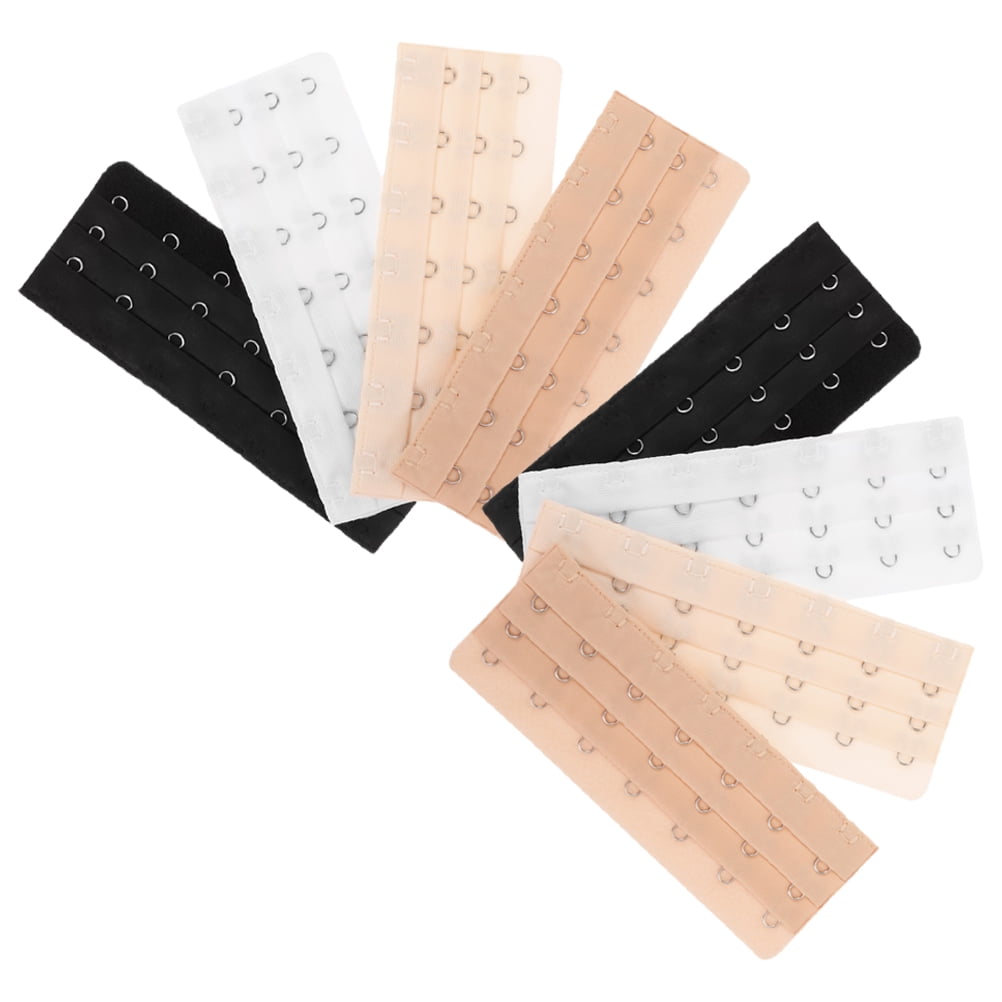 Ferencaa 8pcs Corset Extender 3 Rows 7 Hooks Bra Extender Women's ...