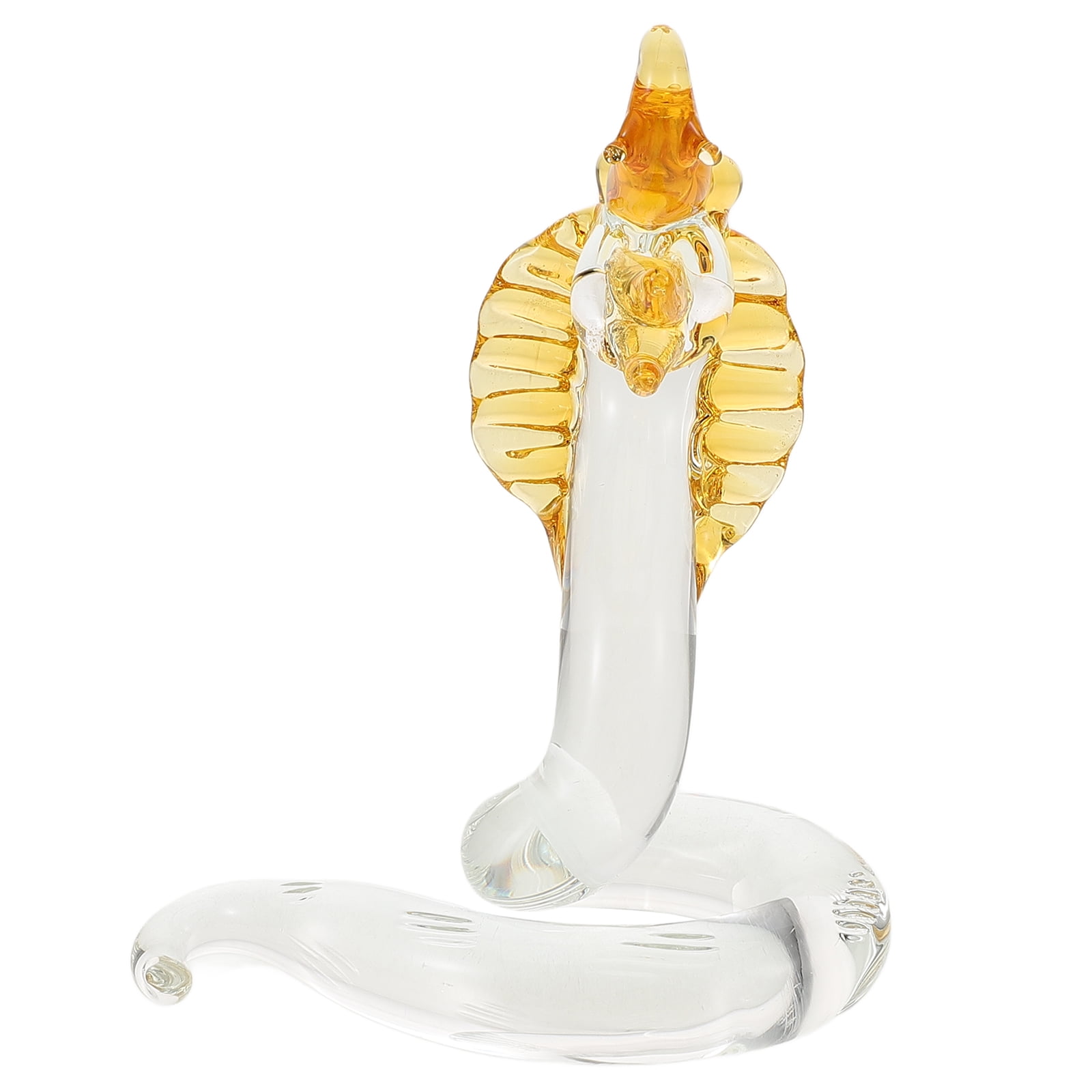 Ferencaa Crystal Snake Figurine Desktop Snake Statue Snake Sculpture ...