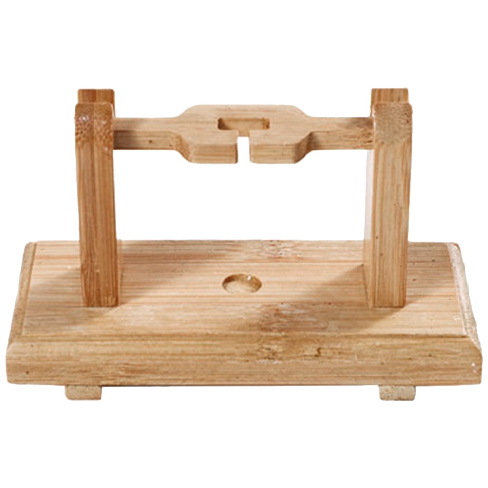 Ferencaa Hand Held Fan Holder Bamboo Chinese Hand Fan Stand Desktop ...