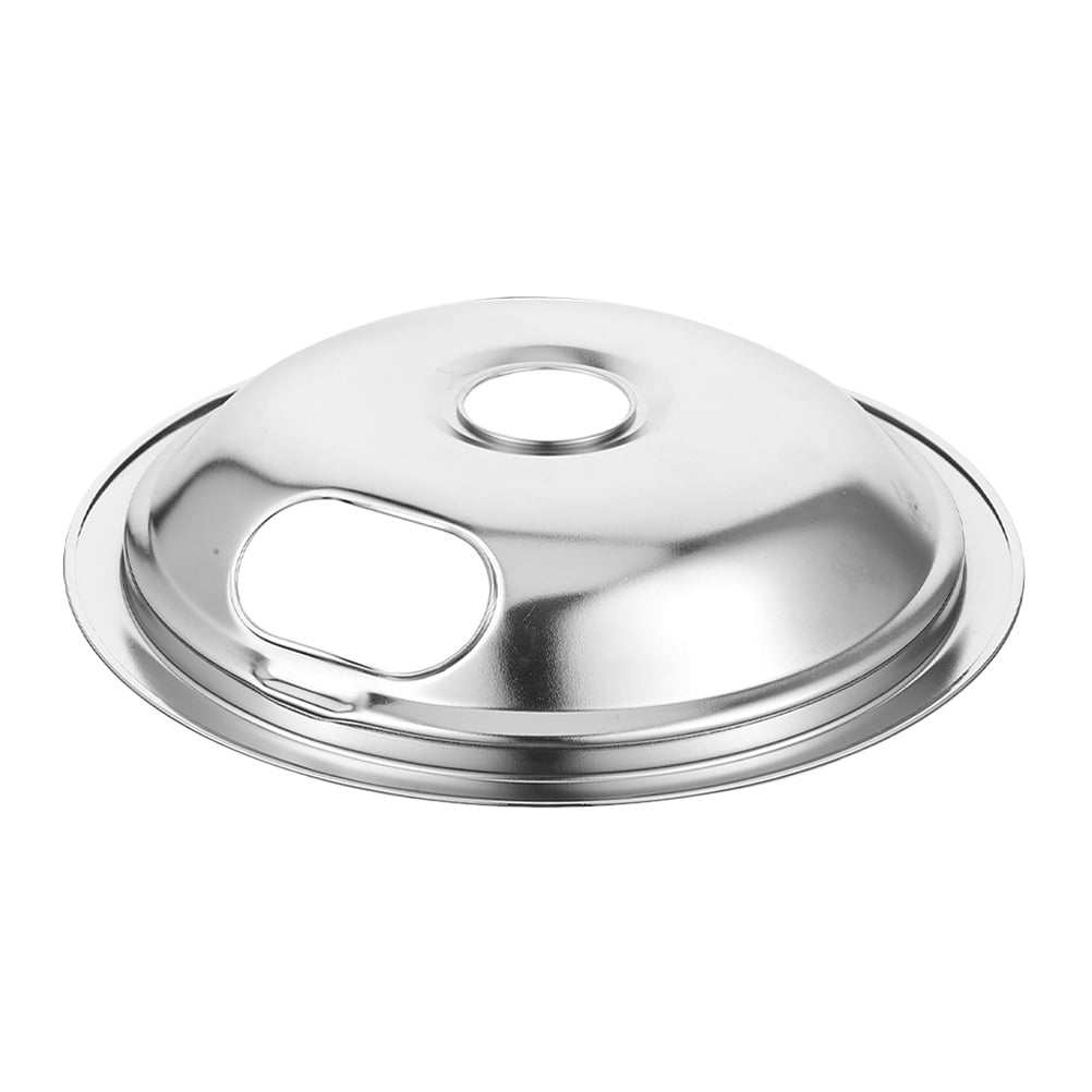 OFFIGAM Drip Pan Liners Round Stove Top Burner Plates Silver Metal 1Pcs ...