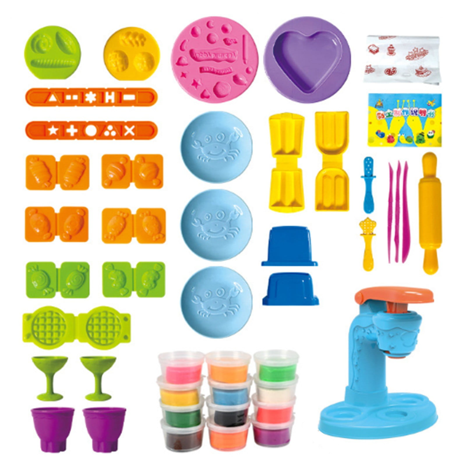 Ferjadq Air Dry Clay Kit for Kids DIY Soft Modeling Clay for Kid with ...