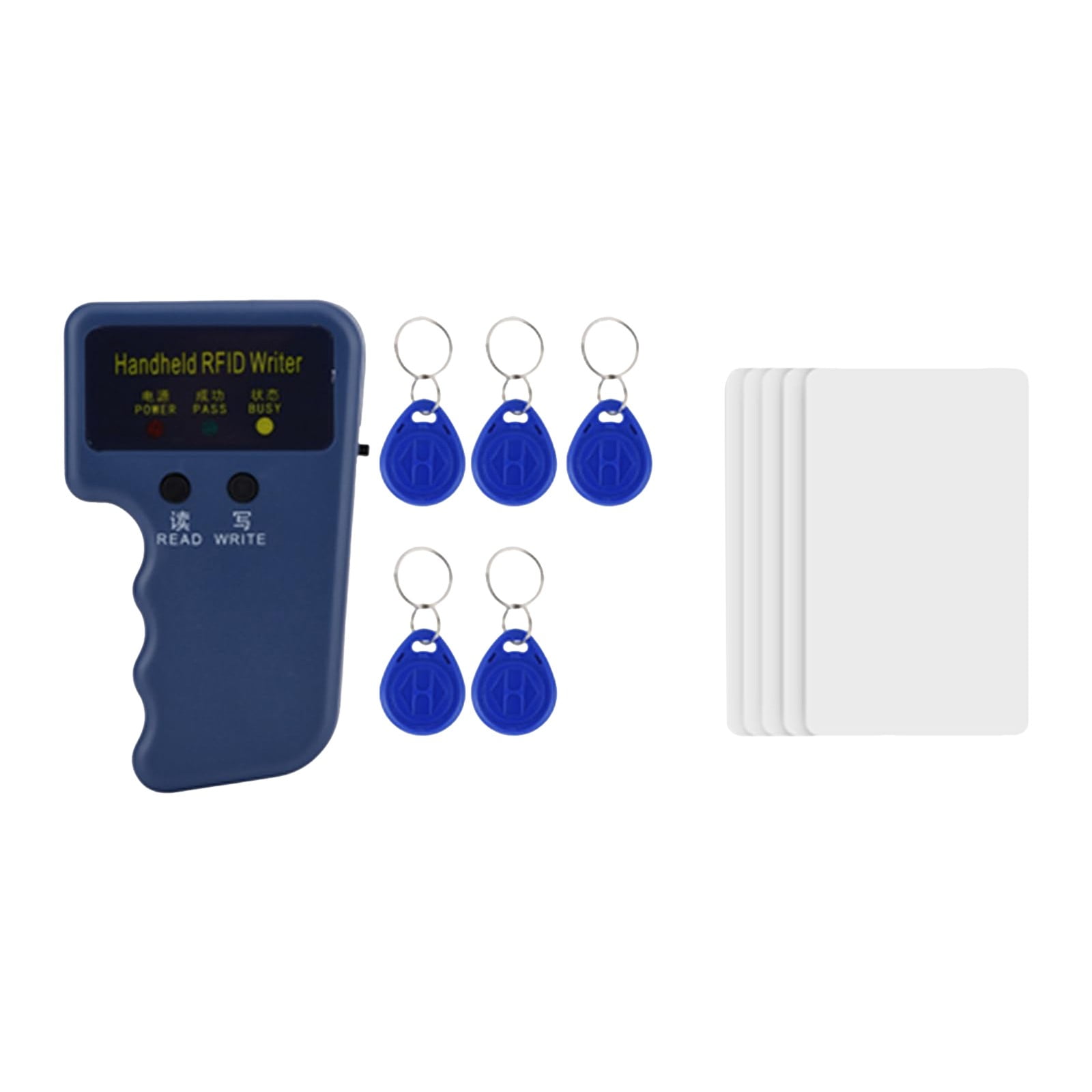 Ferjadq Handheld RFID ID Key Reader Writer Duplicator 125KHz+5PCS Tags ...