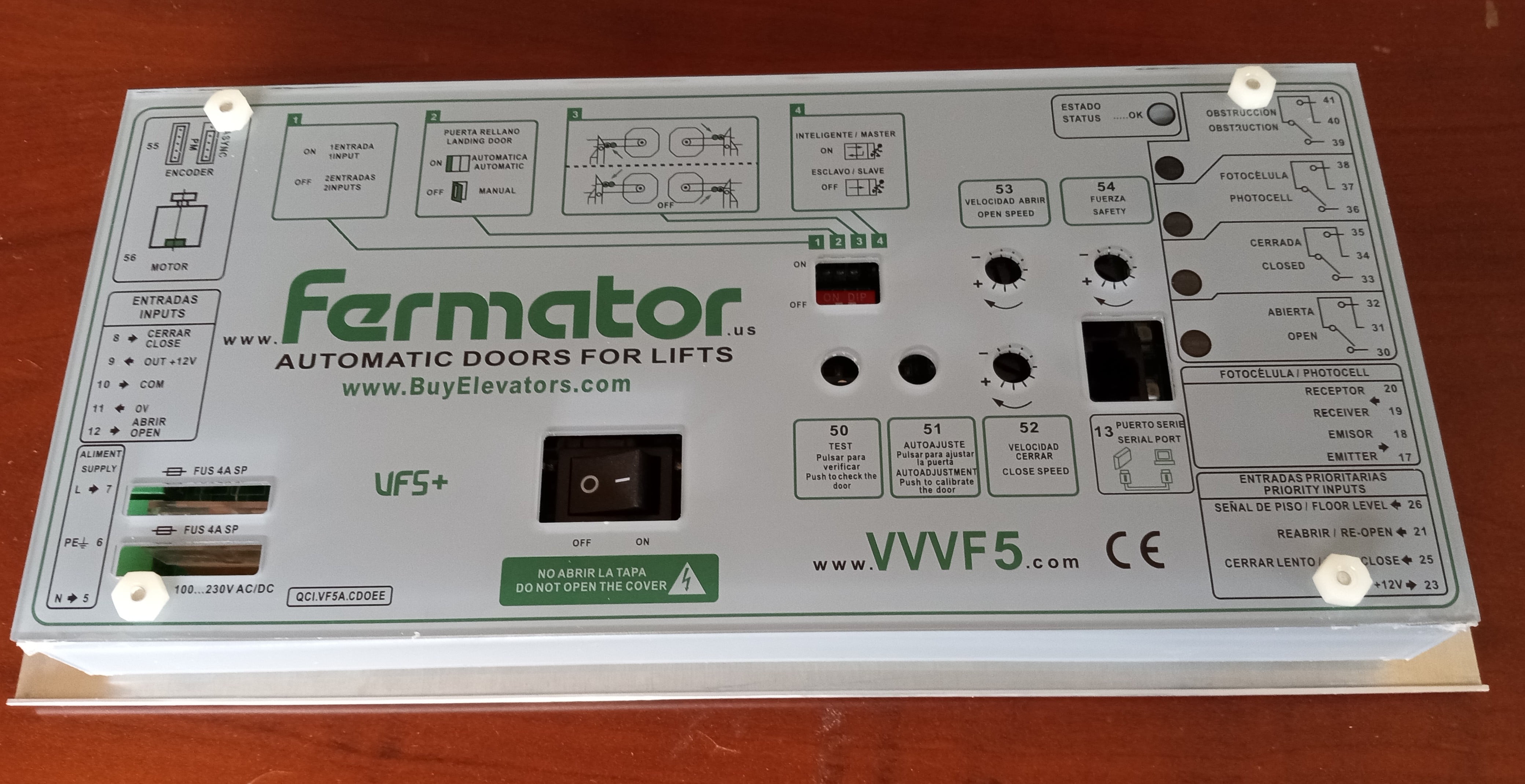 Fermator VVVF4+ , VVVF5 , VF5+ Door Controller for ROBUSTA PM, Buy Elevators - Walmart.com