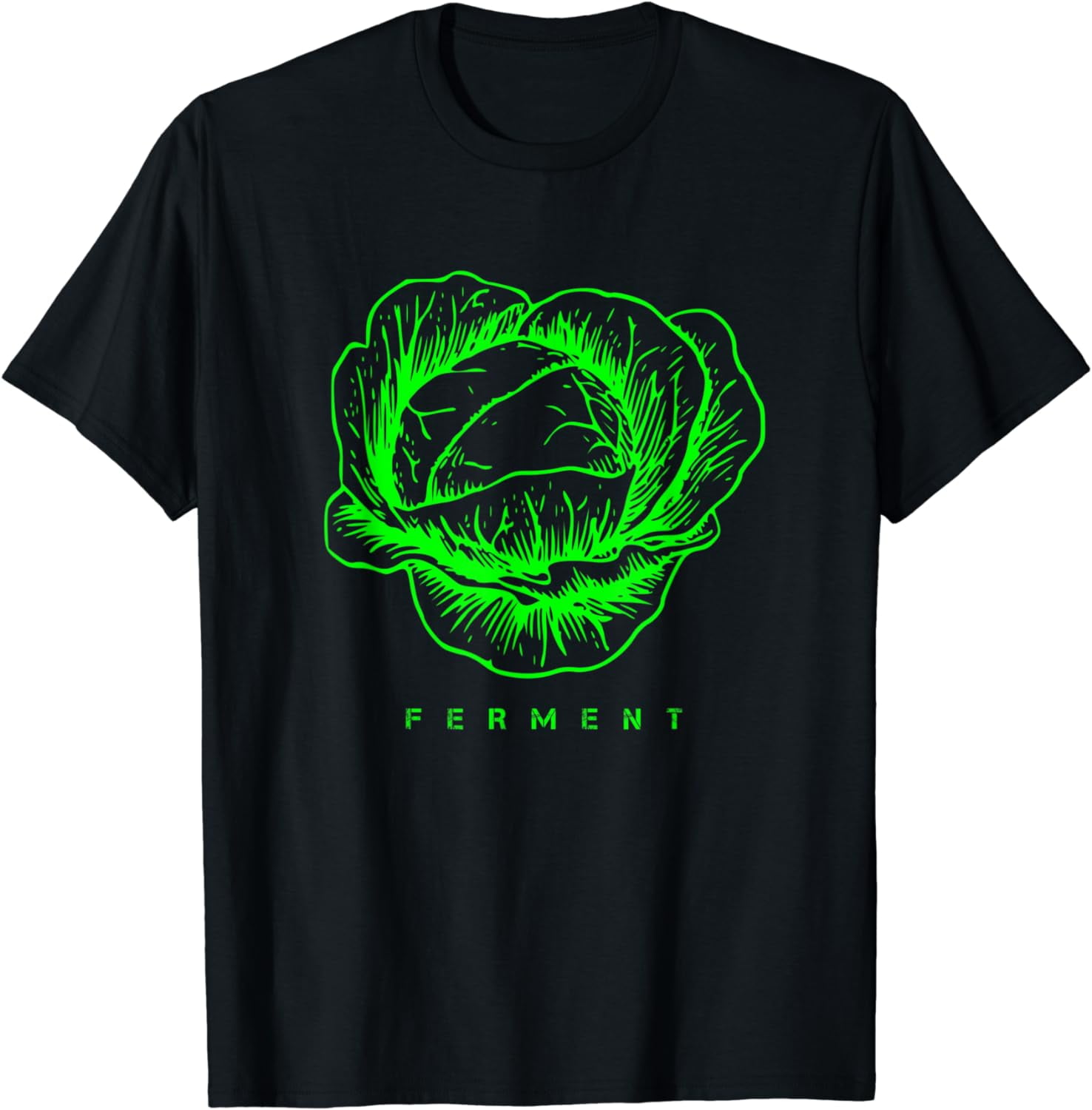 Ferment Cabbage for Gut Health T-Shirt - Walmart.com
