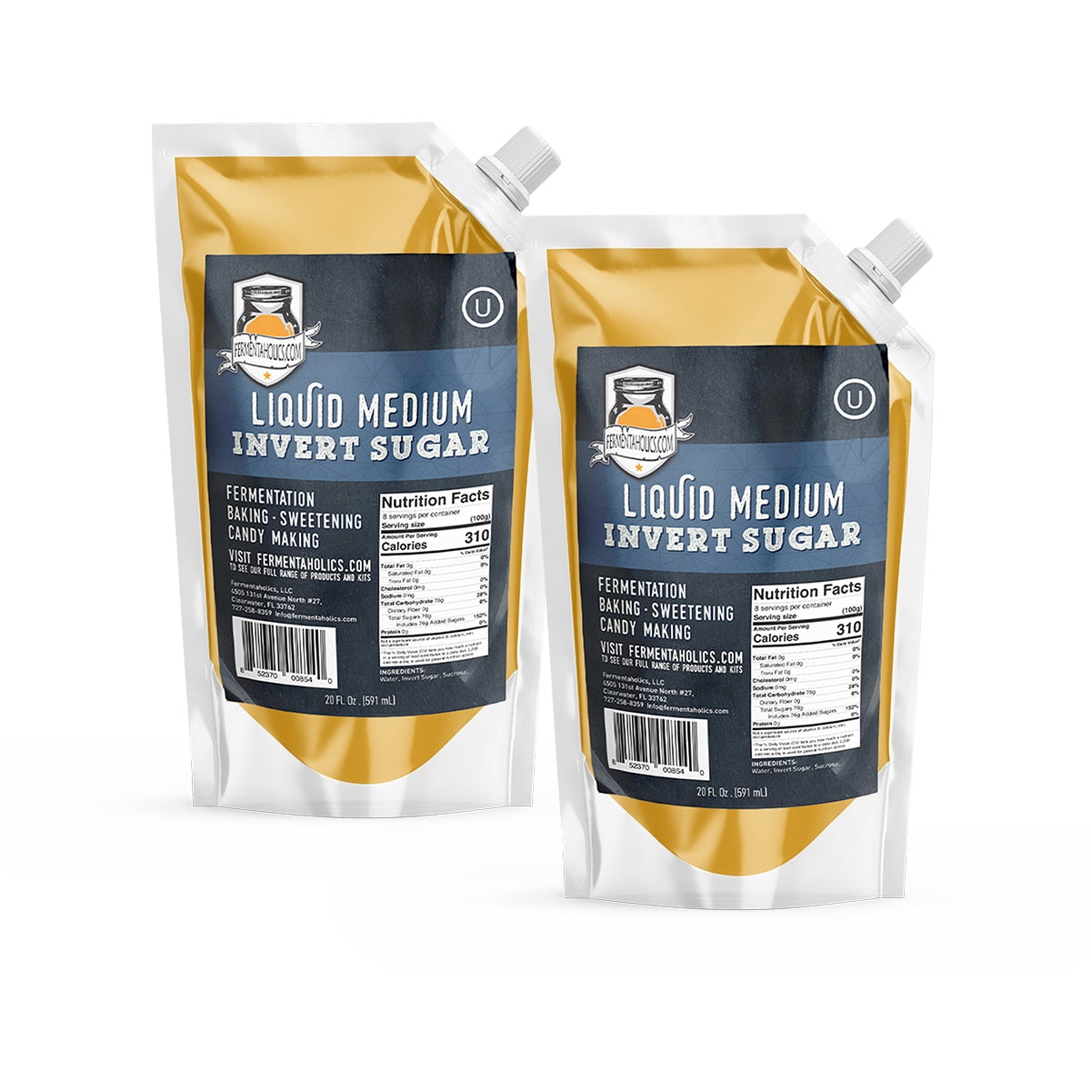 Fermentaholics Liquid Invert Sugar Syrup - 2 Pack - Great For ...