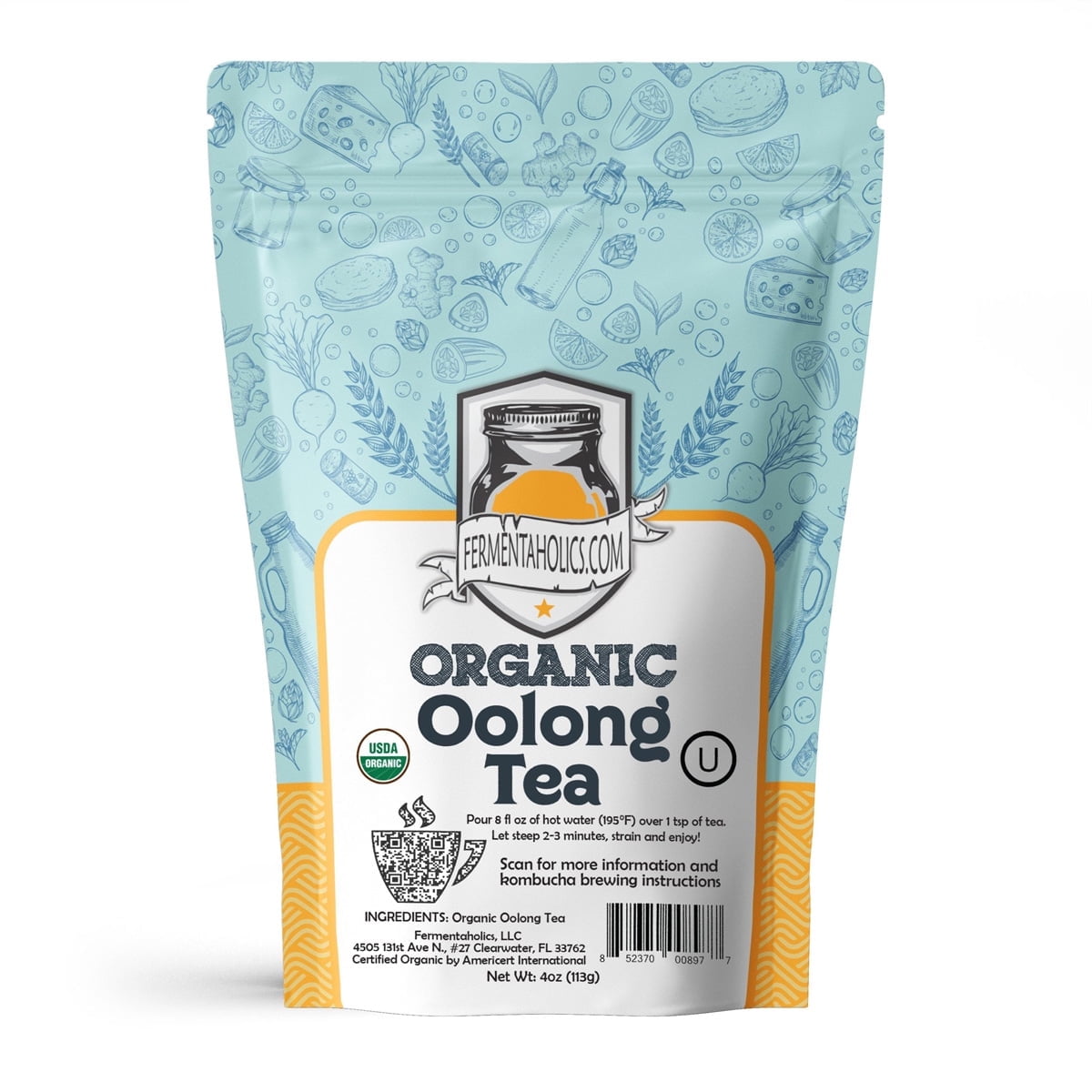 Fermentaholics USDA Certified Organic Loose Leaf Oolong Tea - Walmart.com