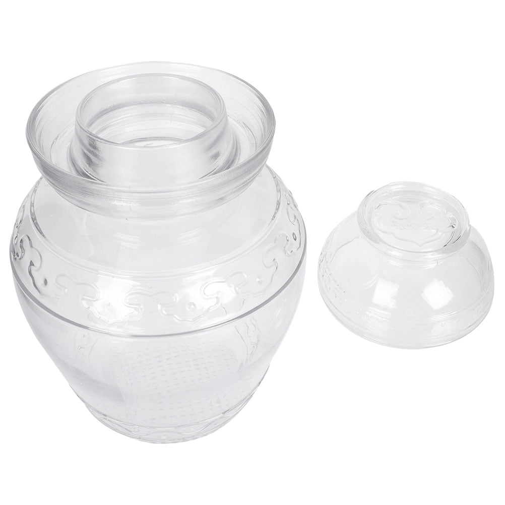 STRANDCHIC Glass Fermenting Jar with Airtight Seal for Kitchen Food ...
