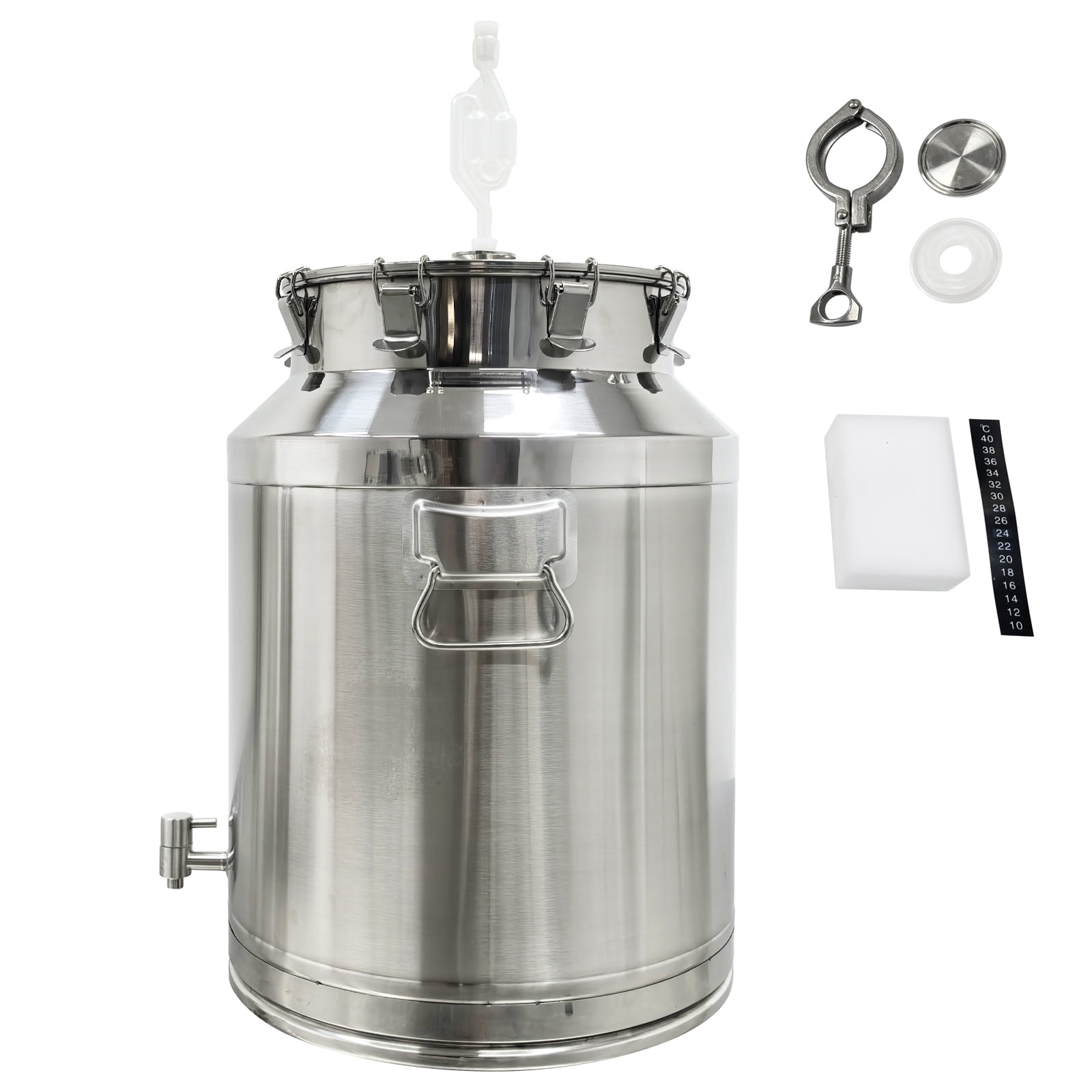 Fermentation Tank 64 L Stainless Steel Fermenter Metal Airtight ...