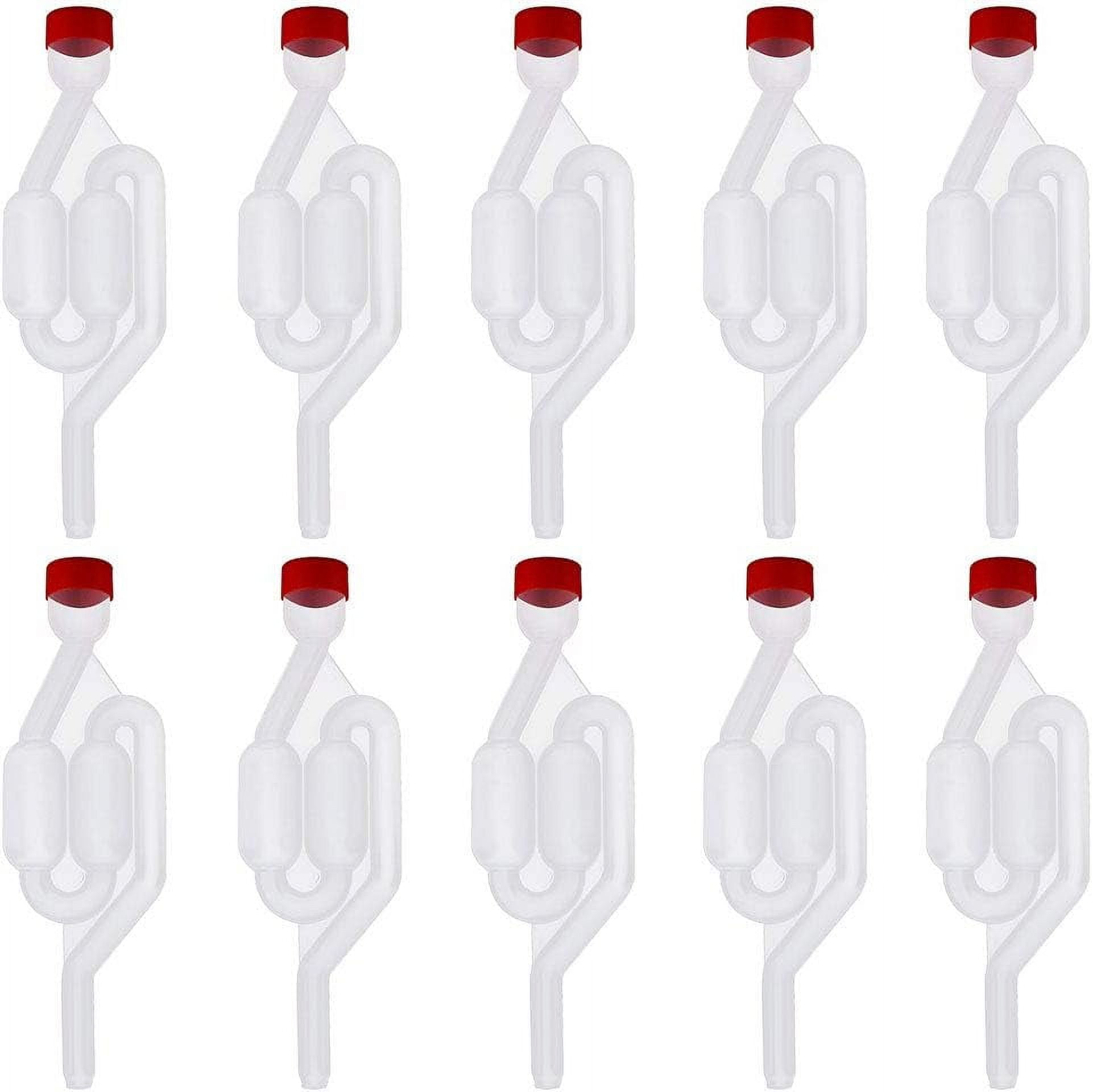 Fermentation Wine Demijohn Bucket Airlock Kit Clear Exhaust Valve ...