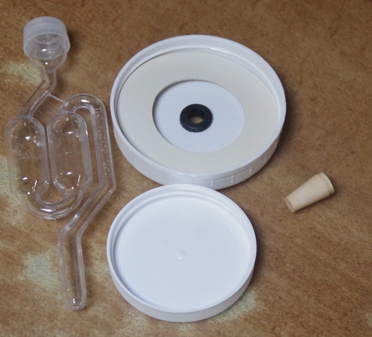 Fermentation wide mouth mason jar kit (2) - Walmart.com