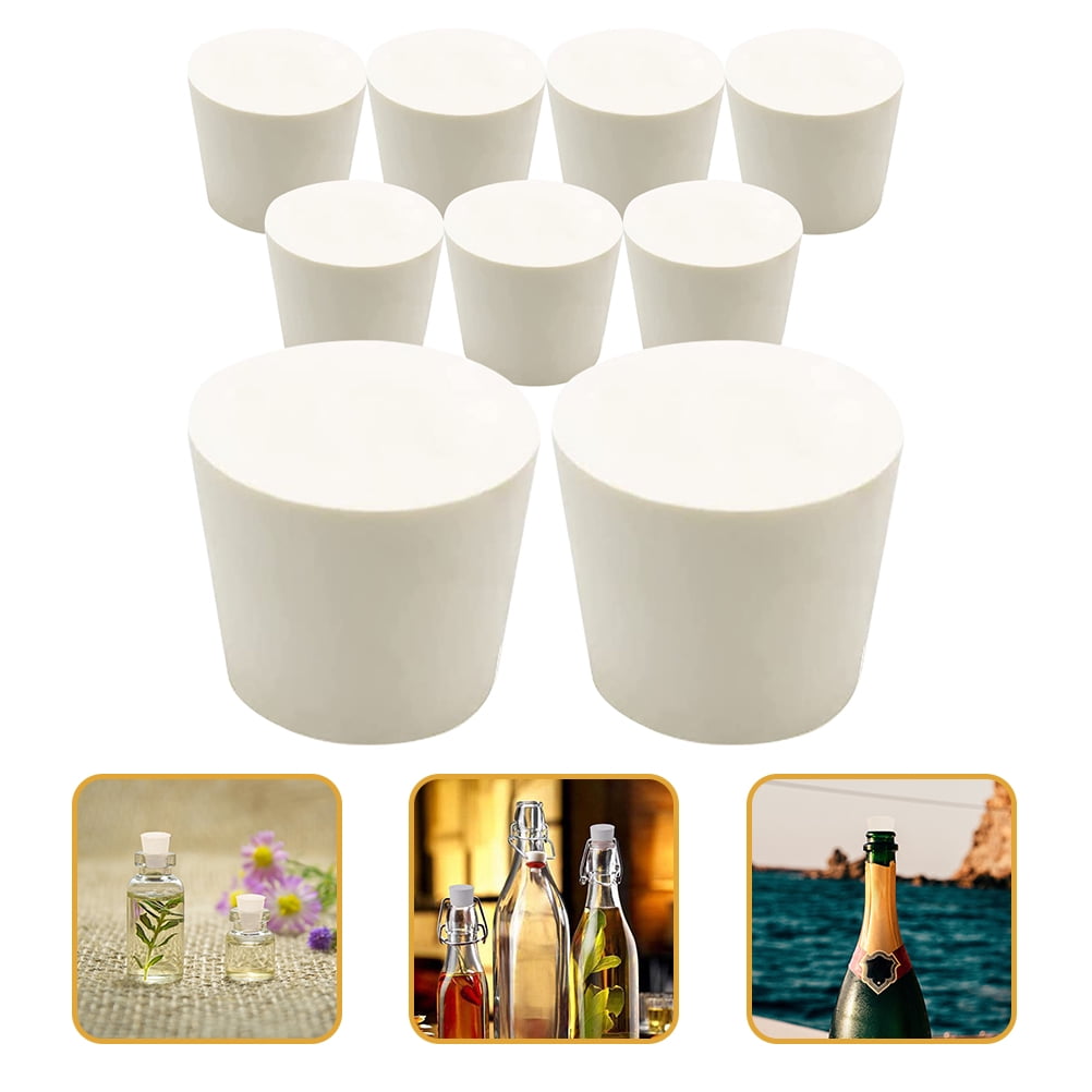 Fermented Tube Stopper,9-Pack Rubber Stoppers - Multi-Size Fermentation ...