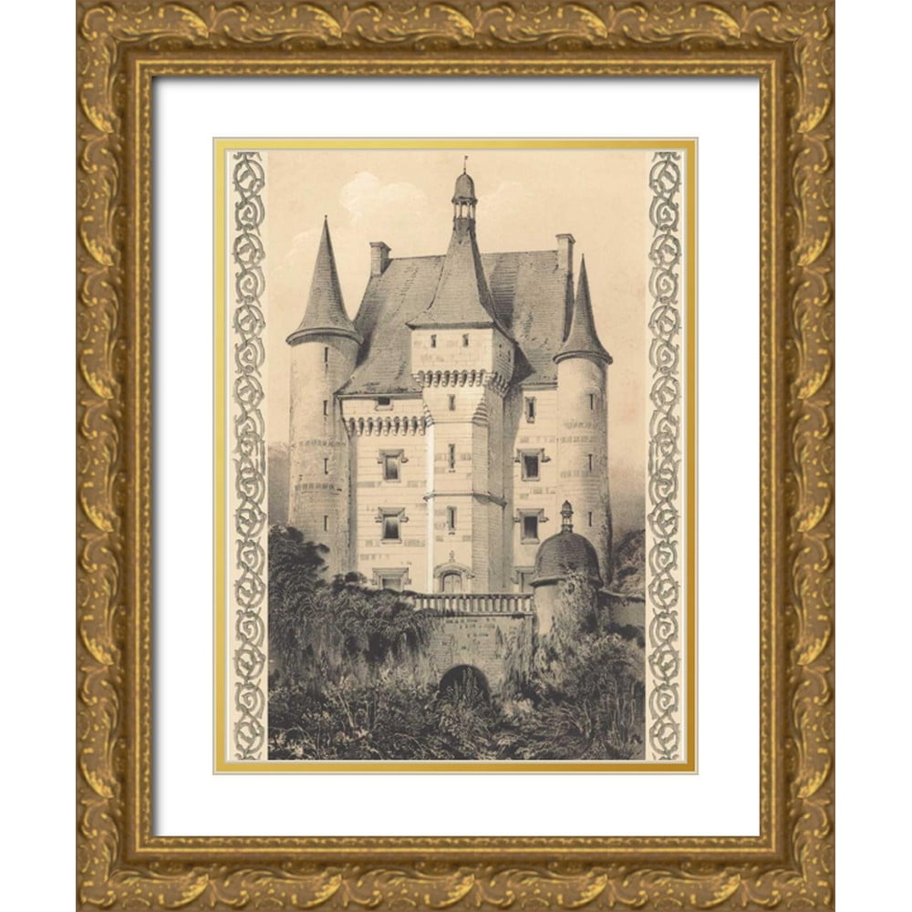 Fermin Cassas, Louis 11x14 Gold Ornate Wood Framed with Double Matting ...