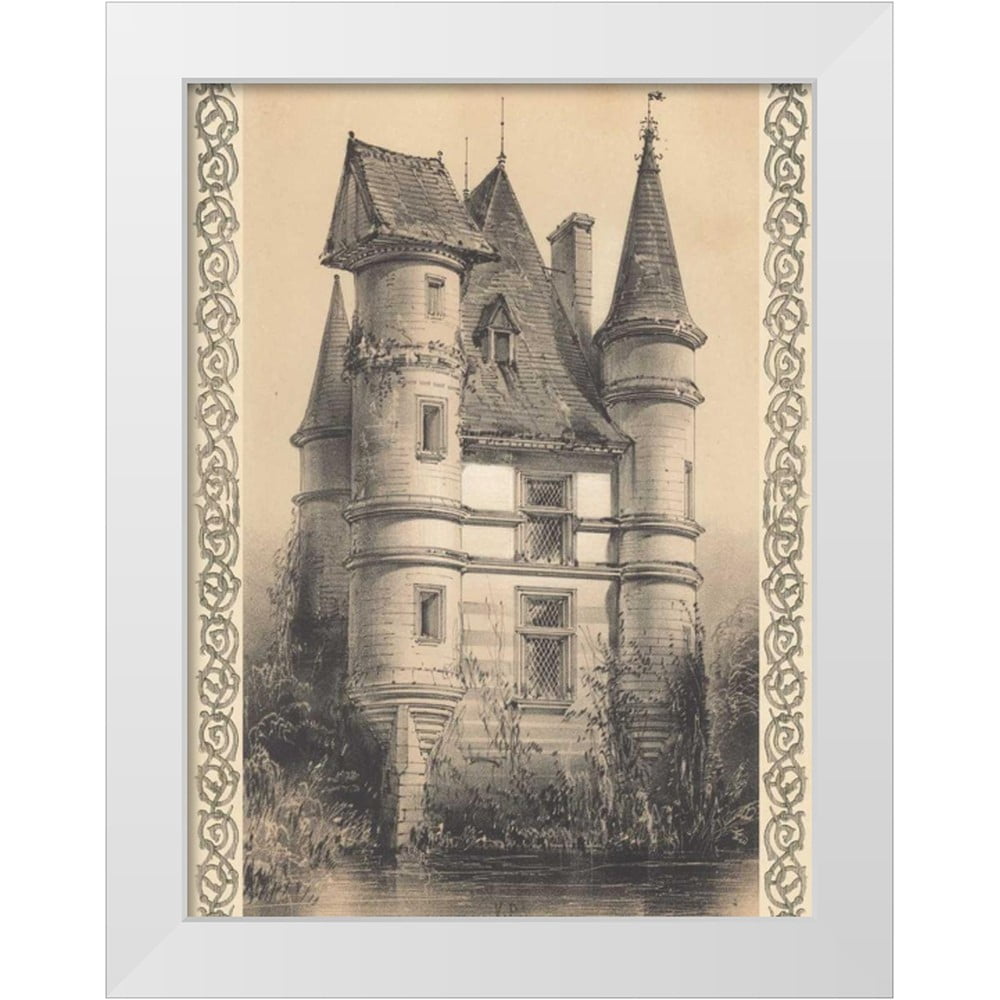 Fermin Cassas, Louis 15x18 White Modern Wood Framed Museum Art Print ...