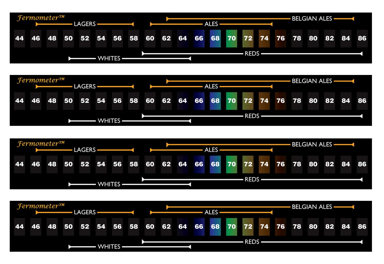 Fermometer Adhesive Fermenter LCD Thermometer for Home Beer Brewing ...