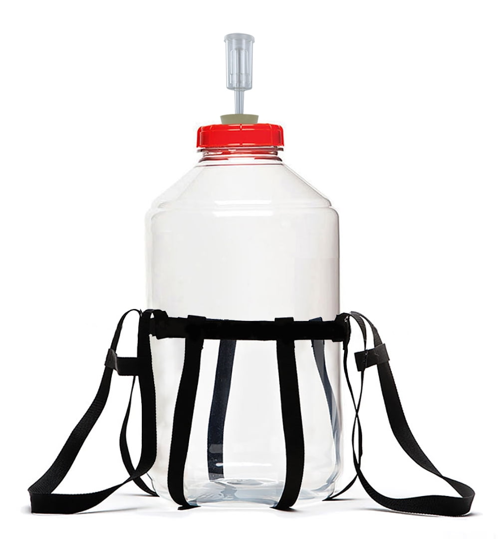 Fermonster Carboy Carrier, 7 Gal Fermonster Carboy, #10 Stopper, And ...
